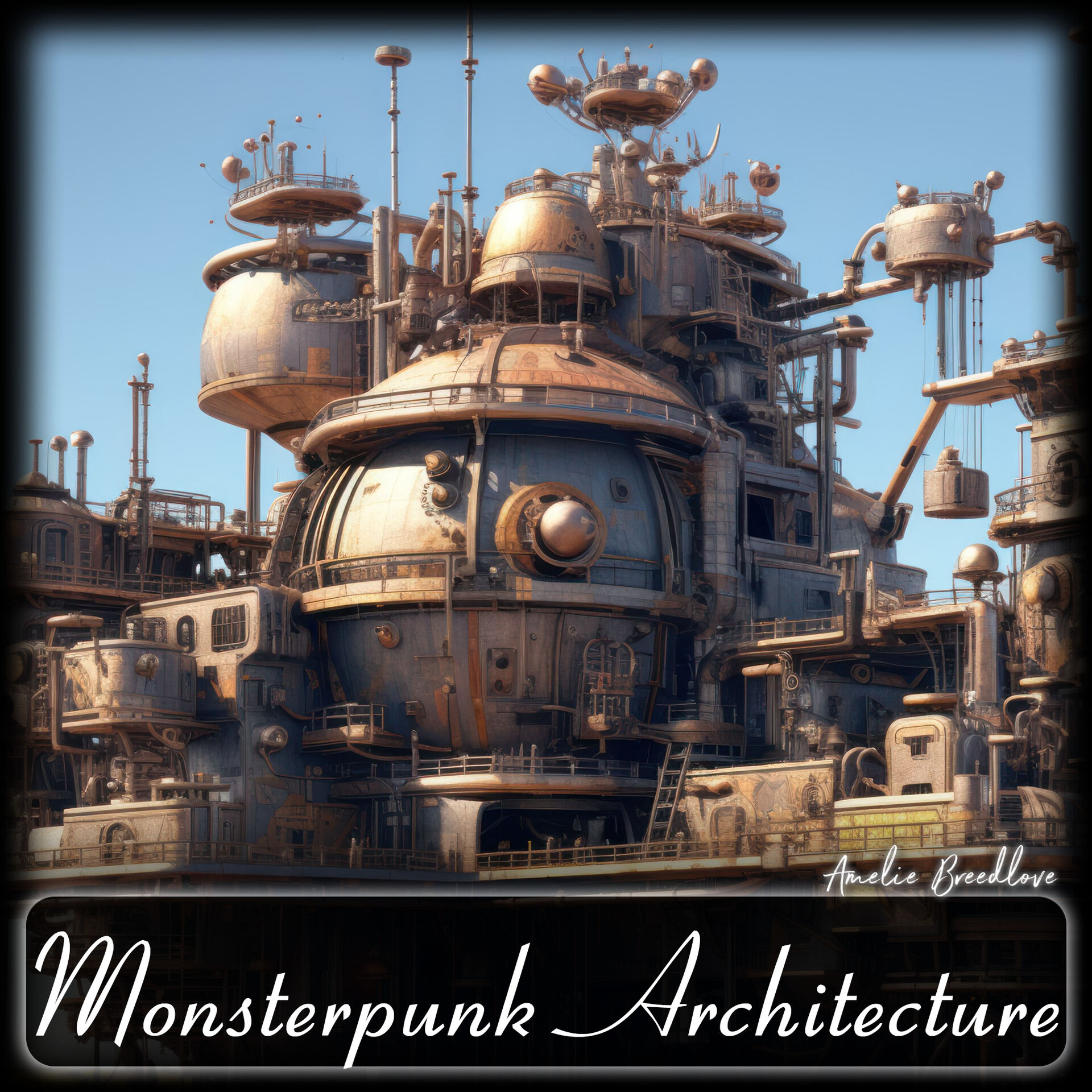 ArtStation - 230 Monsterpunk Architecture Reference Pack | 4K | v.87