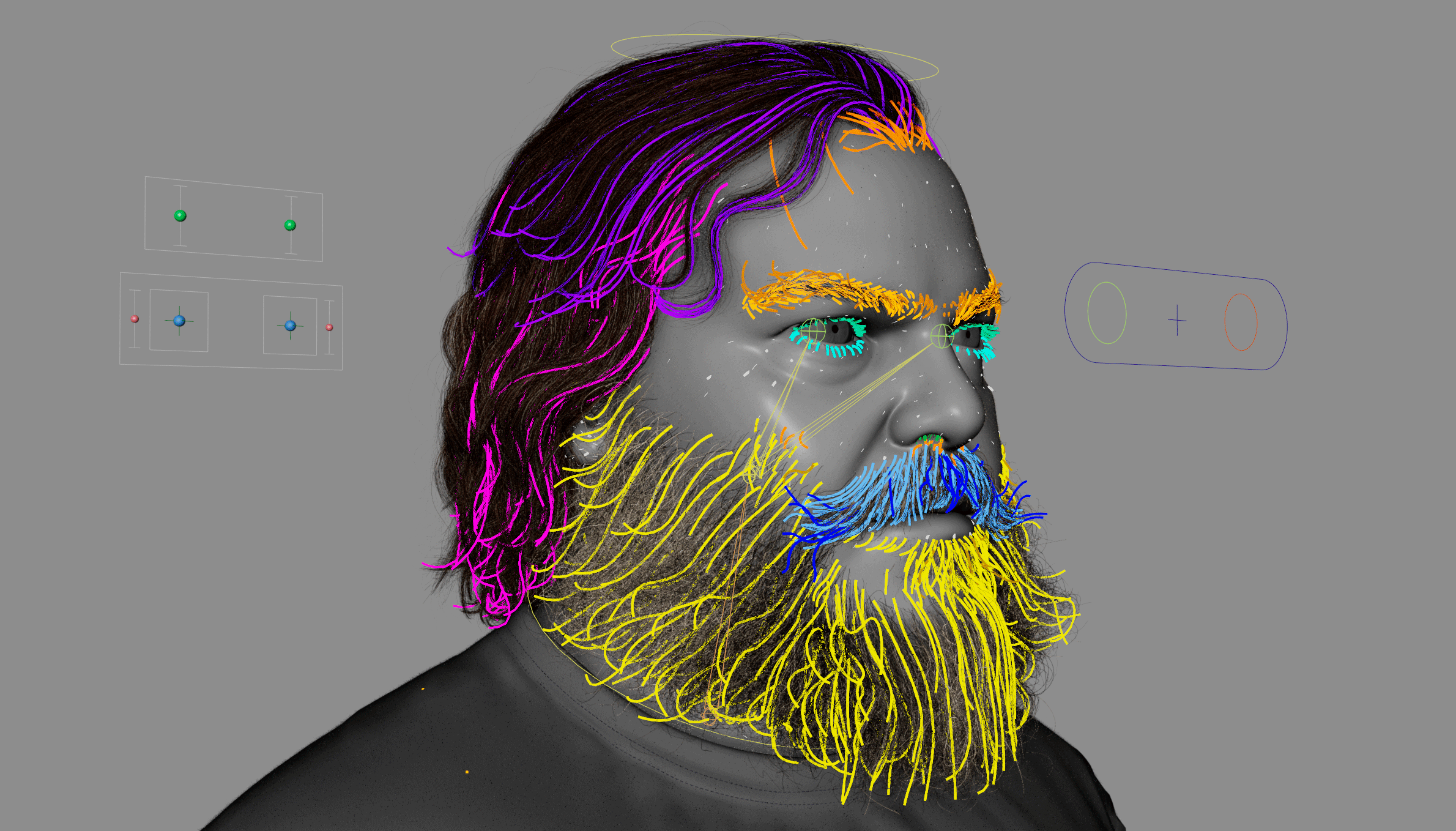 how to draw jack black step by step