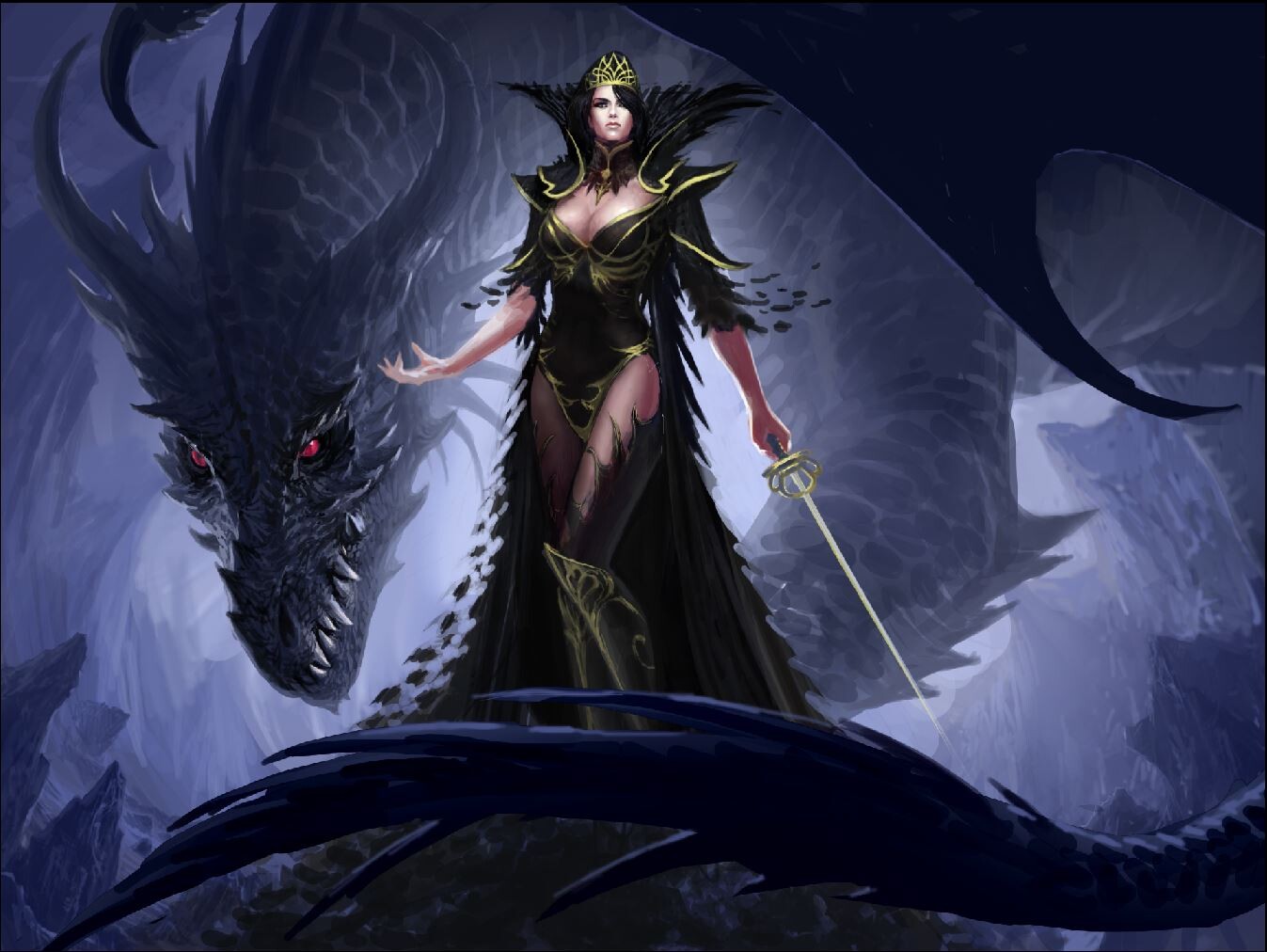 dark queen art