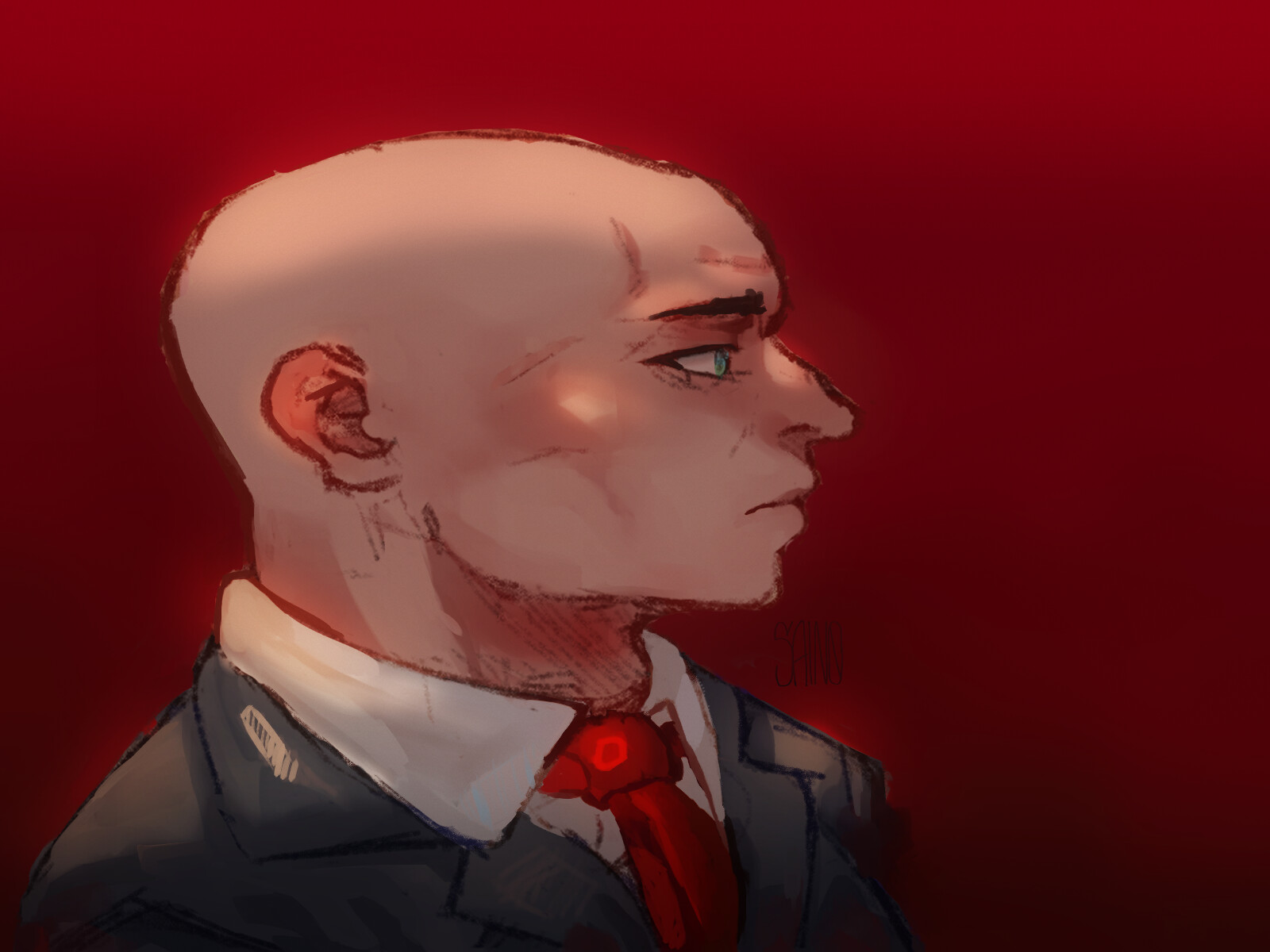 ArtStation - Hitman Fanart