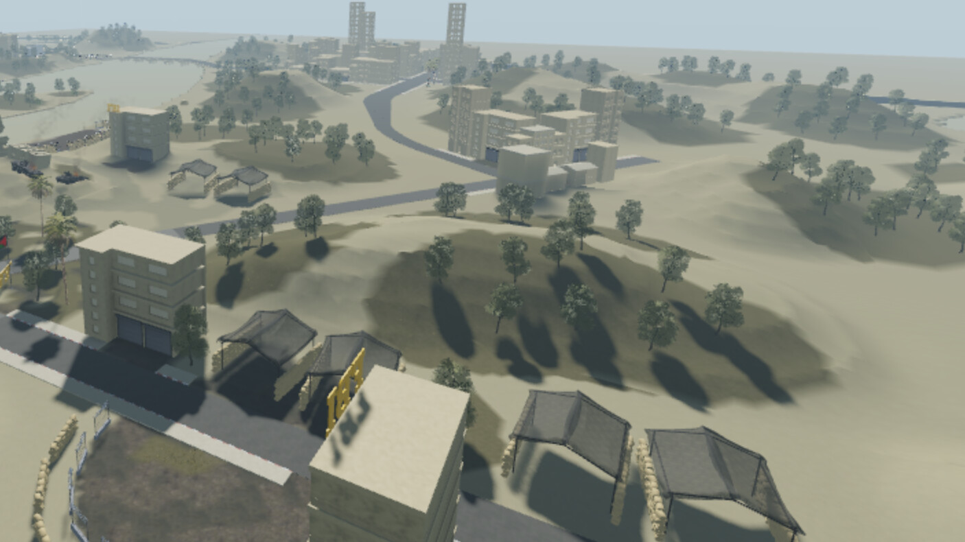 ArtStation - Middle Eastern Warzone Map