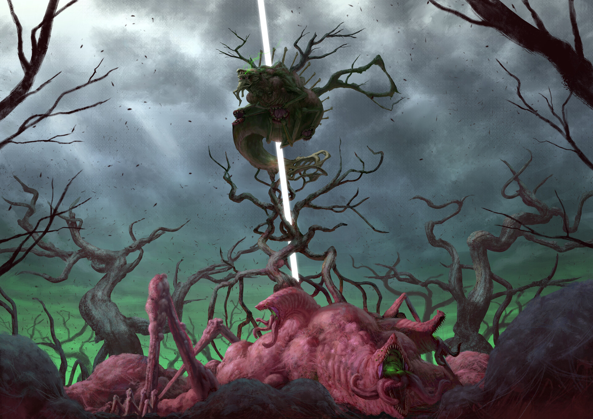 ArtStation - Demon of Disease, Caeceus