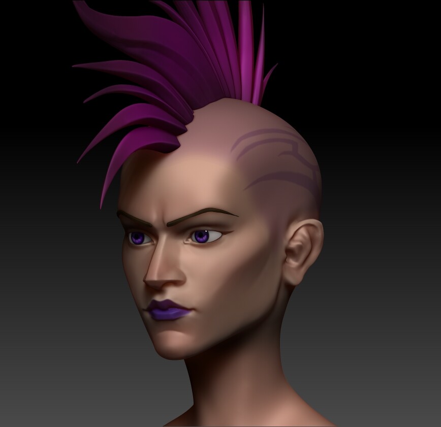 ArtStation - Punk girl