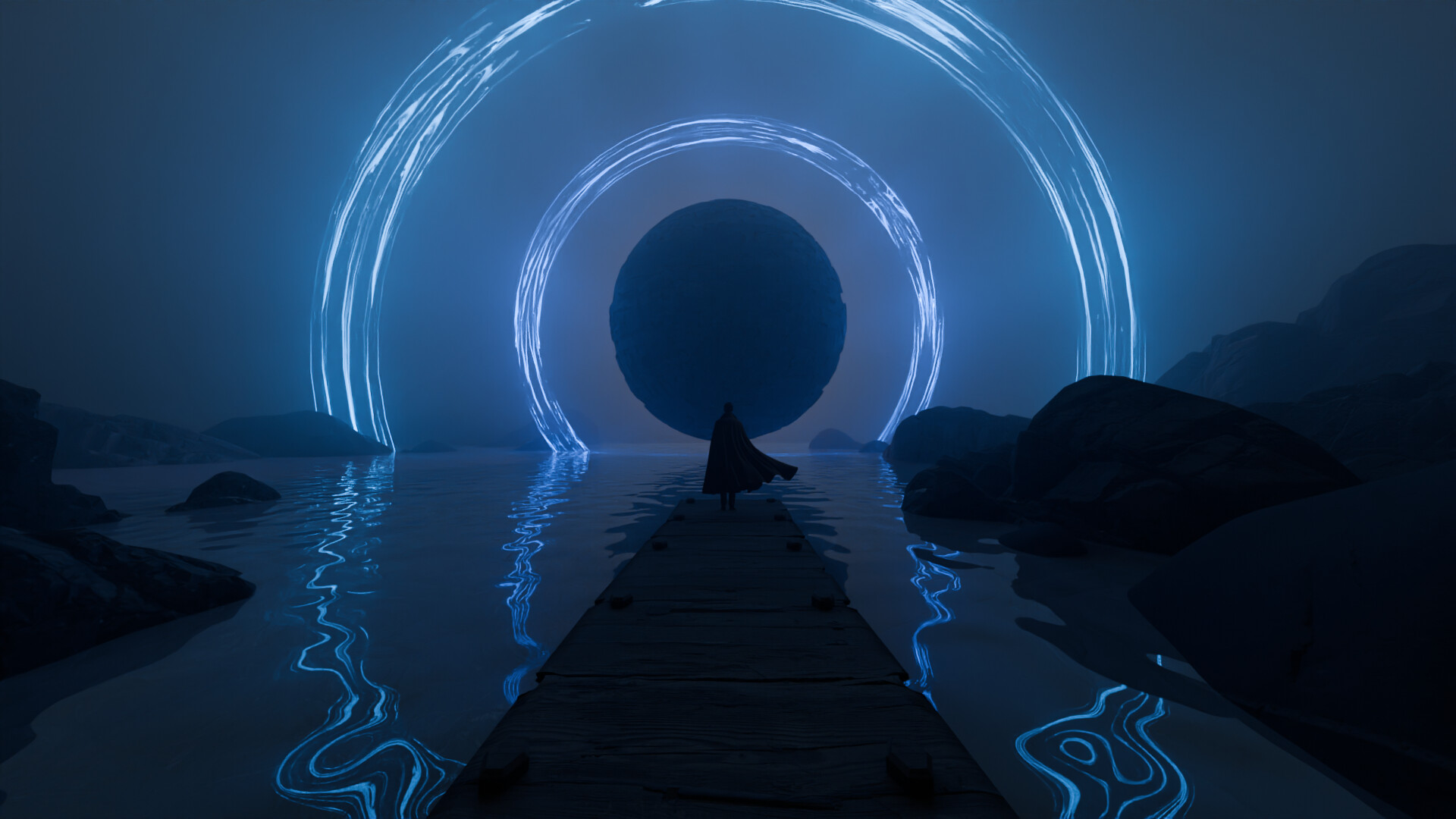 ArtStation - Surreal Landscape with Focuspoint