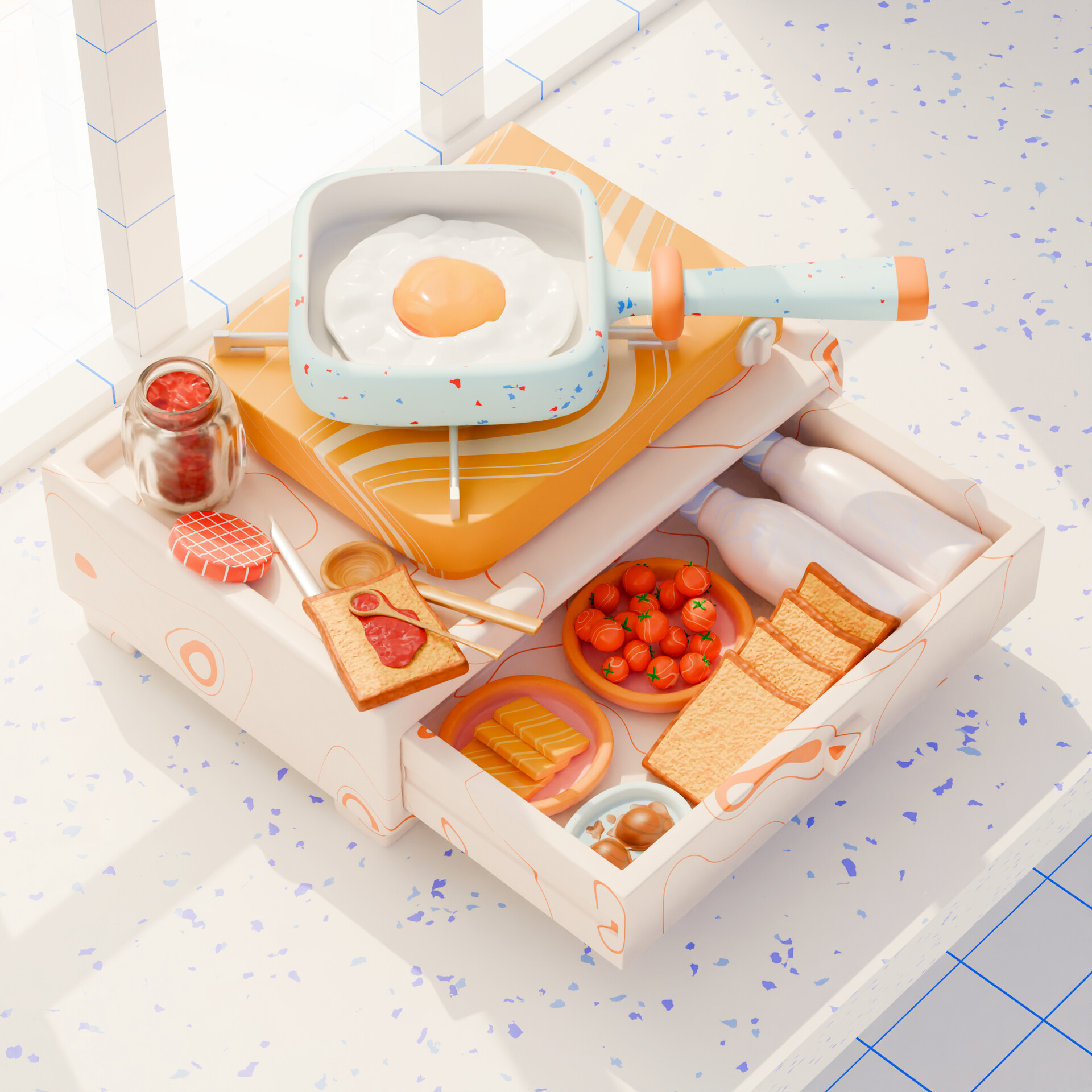 ArtStation - CHILL COOKING