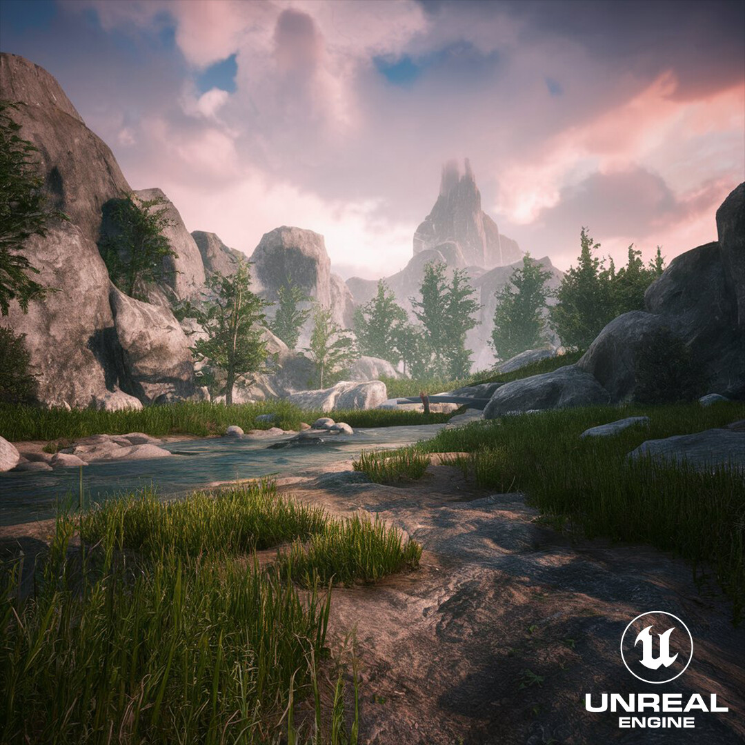 ArtStation - "The Enchanted Grove" Forest