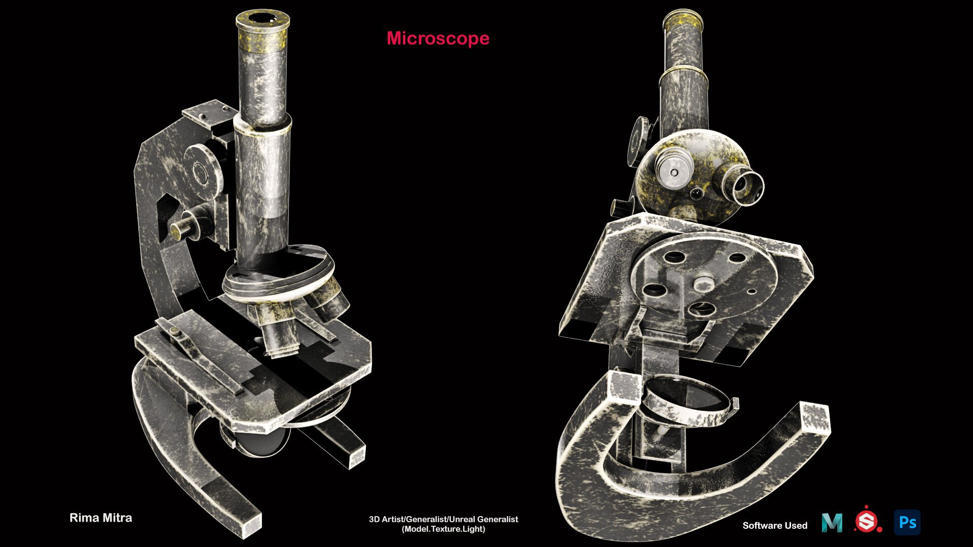 ArtStation - Microscope Prop