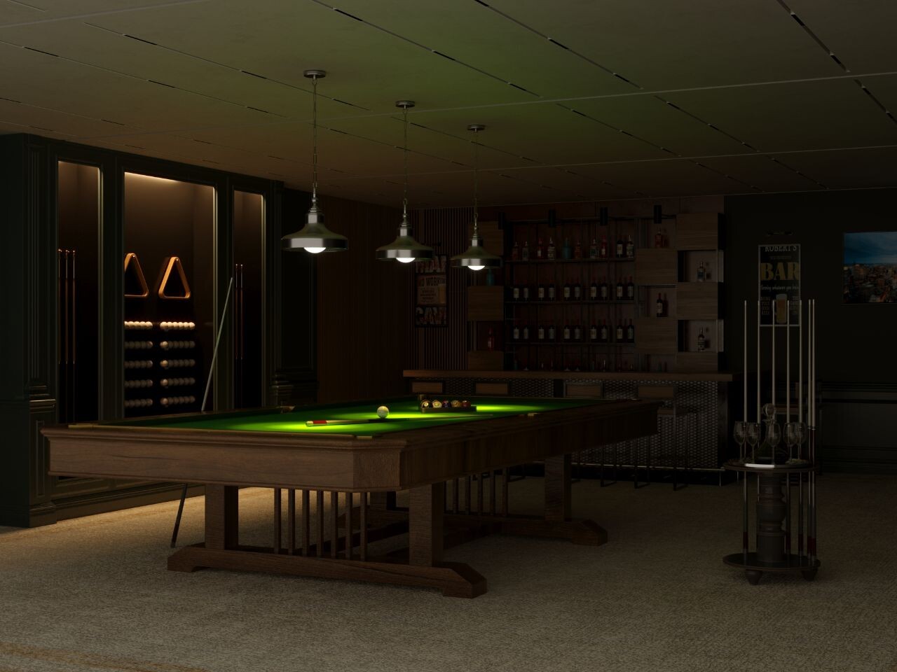 ArtStation - bar room