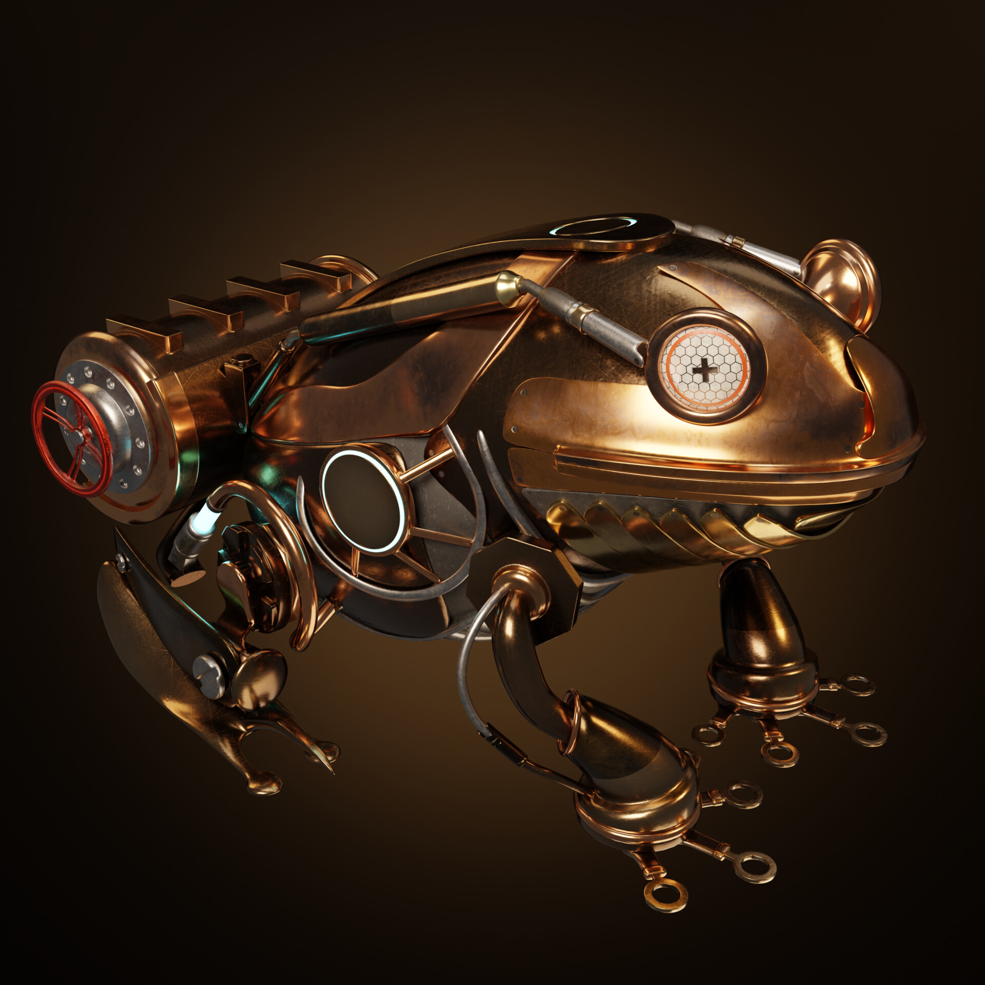 ArtStation - Steampunk Frog