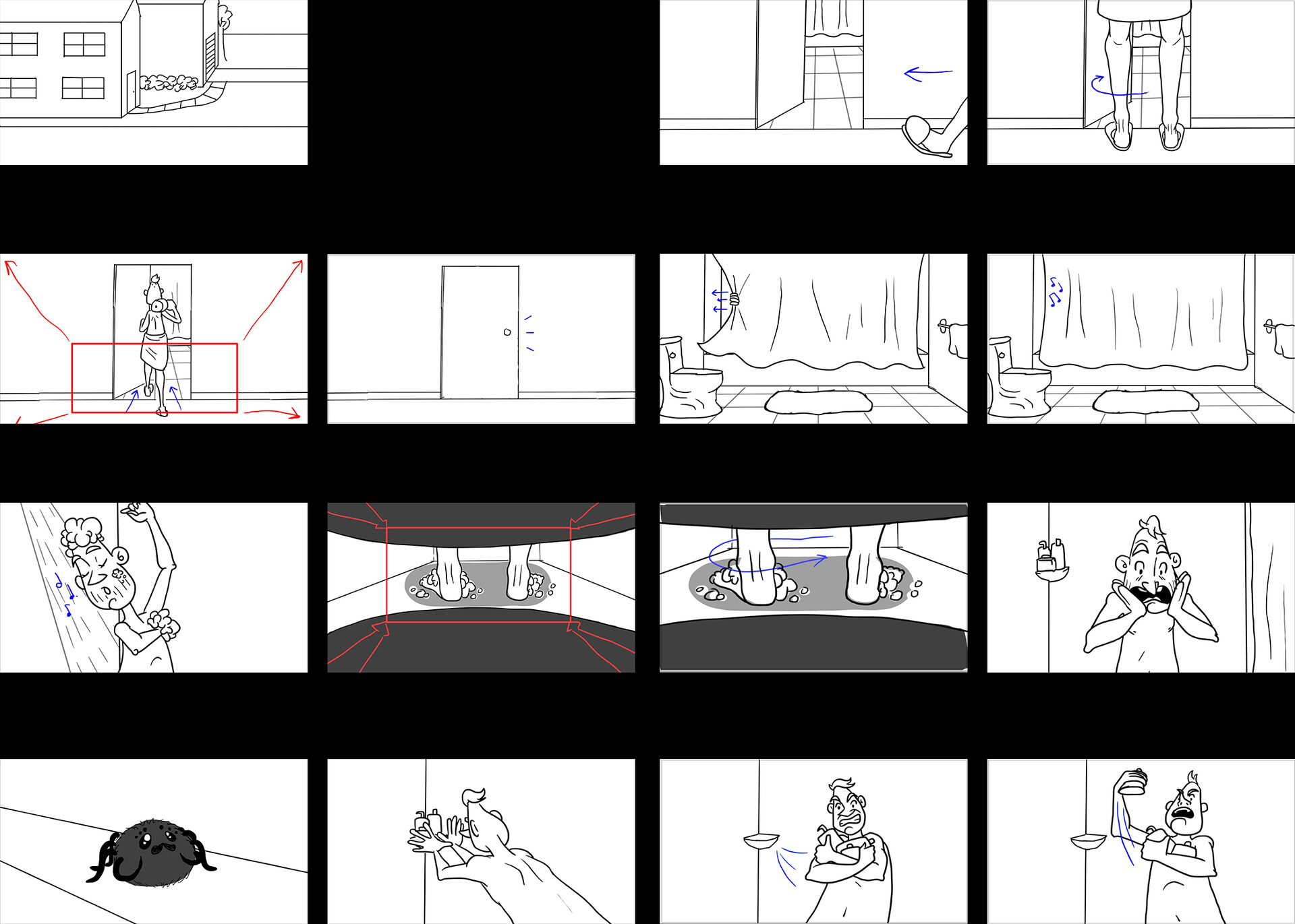 ArtStation - Man V.S. Spider Storyboard
