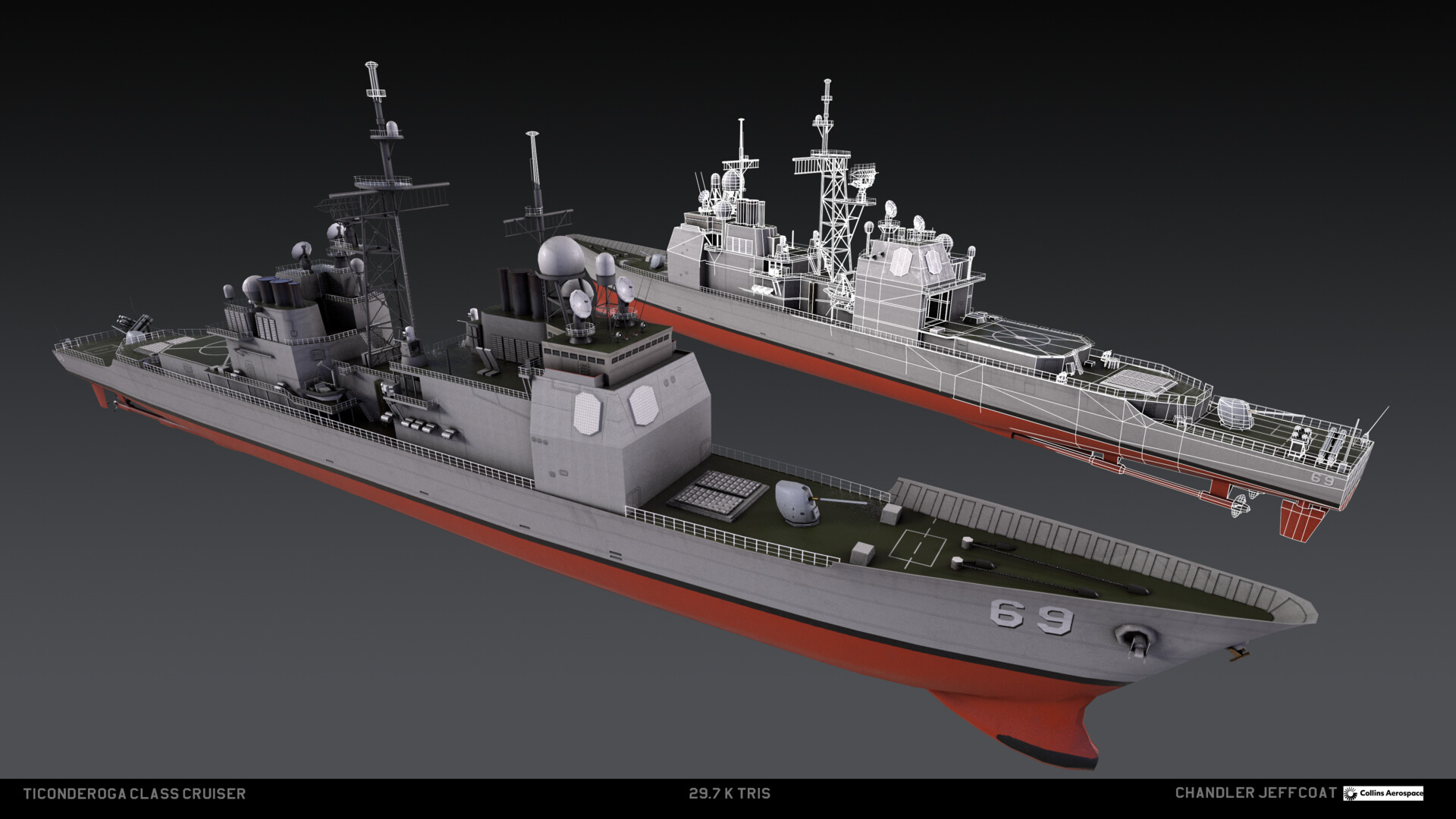 ArtStation - Ticonderoga Class Cruiser