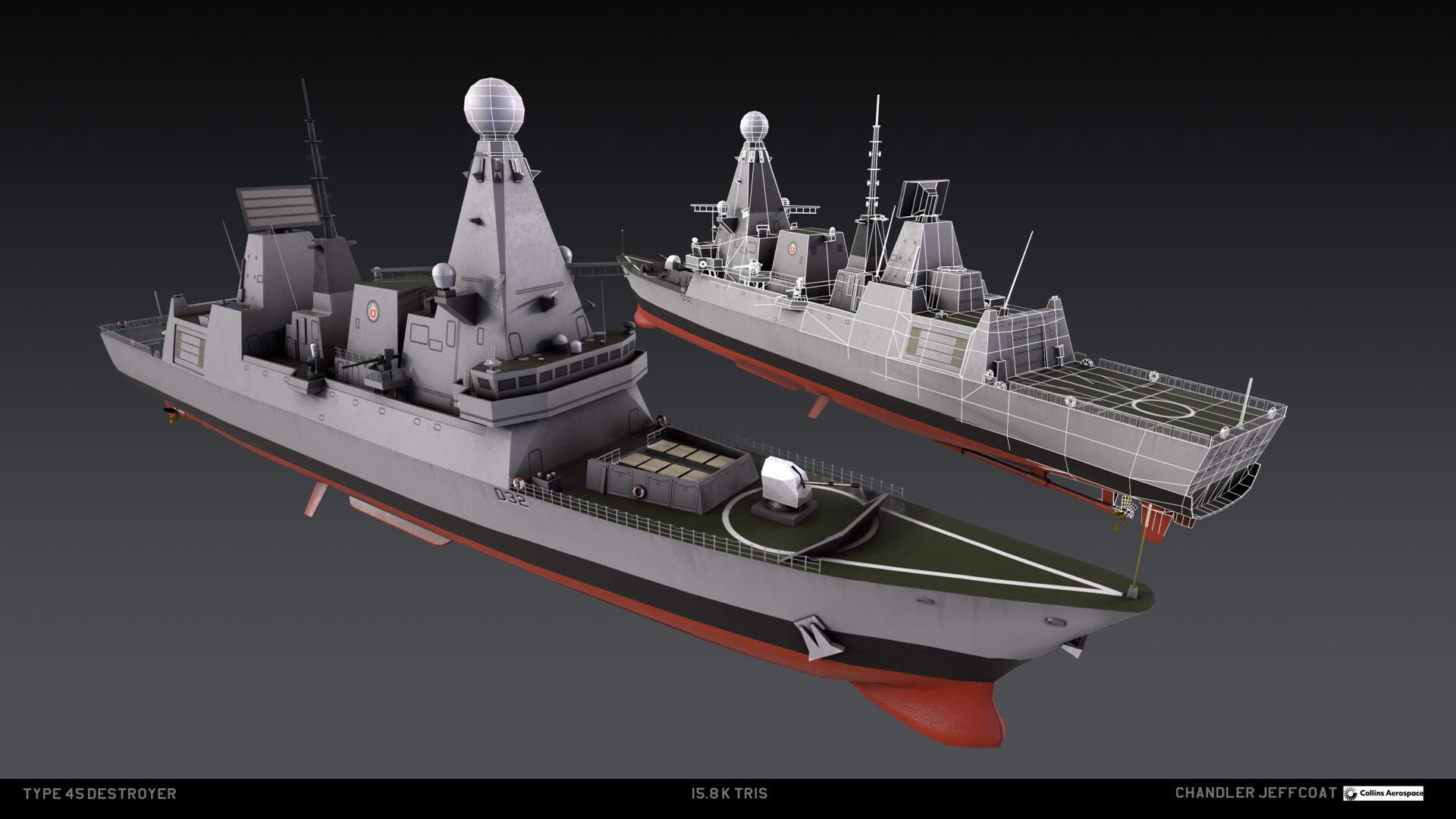 ArtStation - Type 45 destroyer