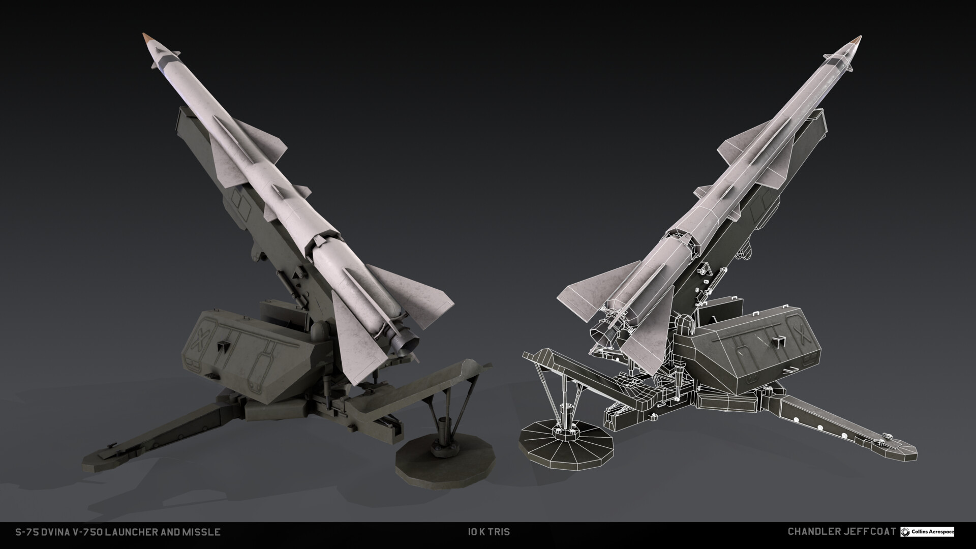 ArtStation - S-75 Dvina/V-750 Launcher and Missle