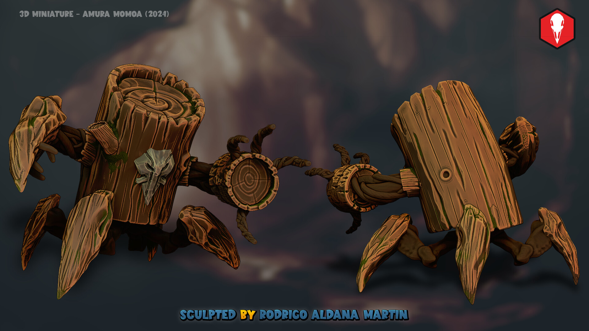 frogx4 - Wood Golem Remake - Miniature