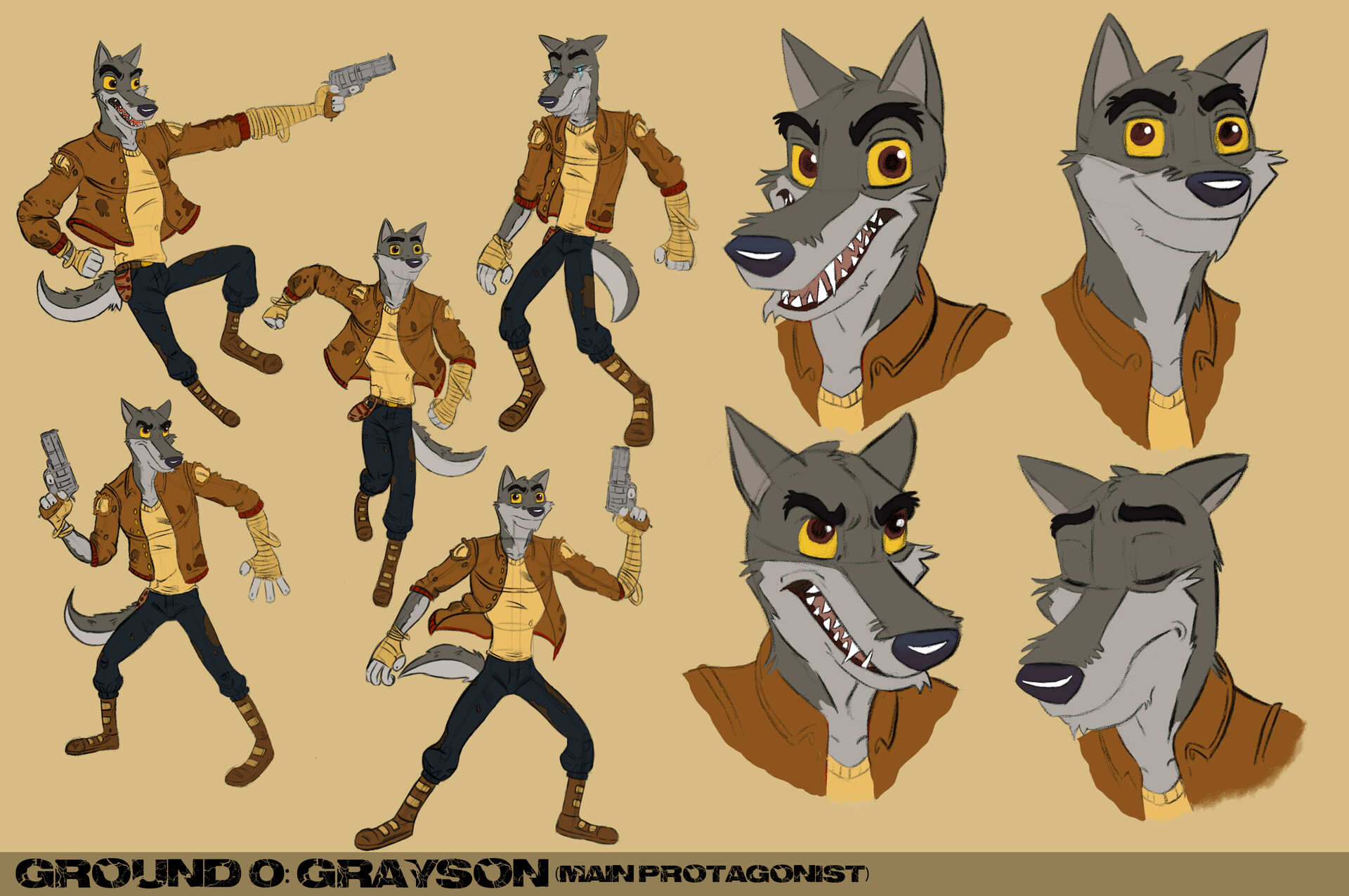 ArtStation - Ground 0 Character Design Page