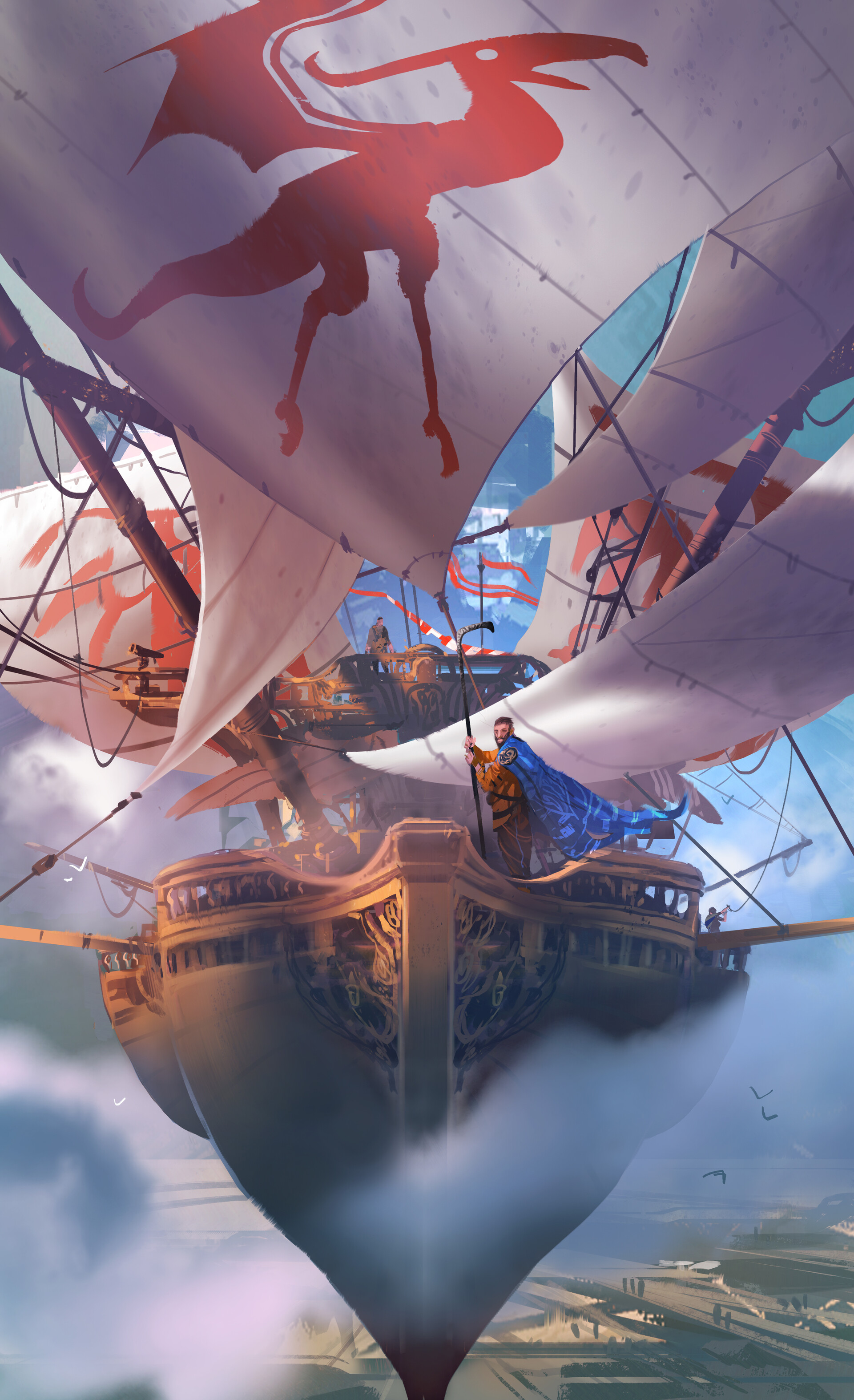 ArtStation - book cover - Dan Simmons