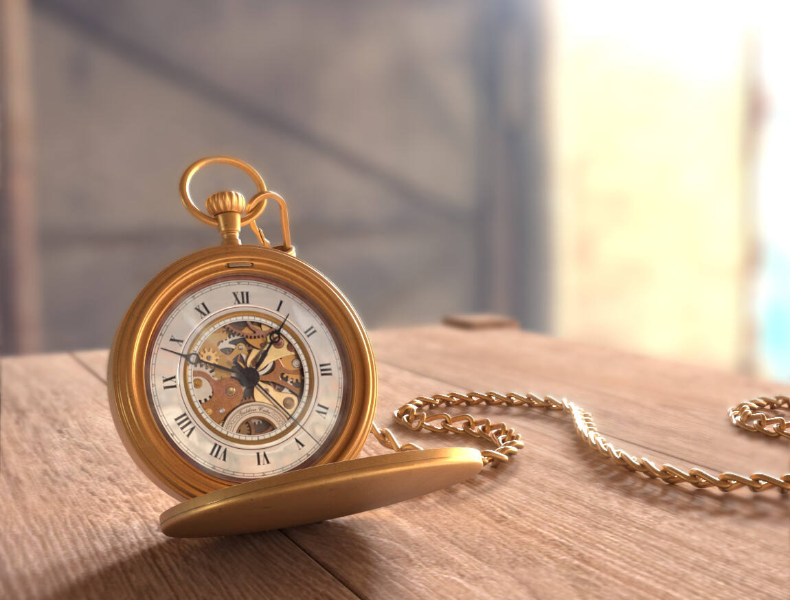 ArtStation - Pocket Watch - quick exercise