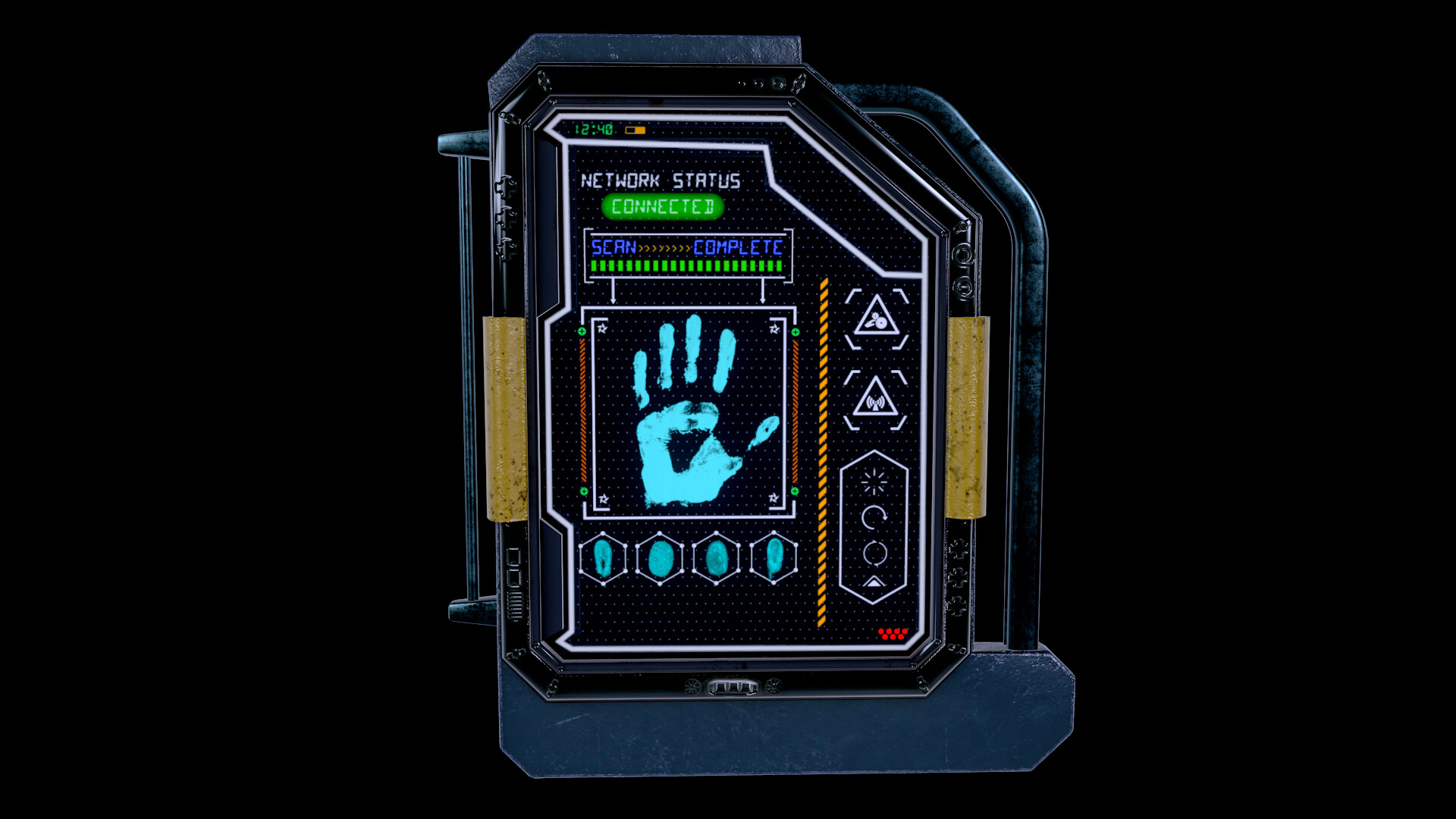 ArtStation - sci fi hand scanner