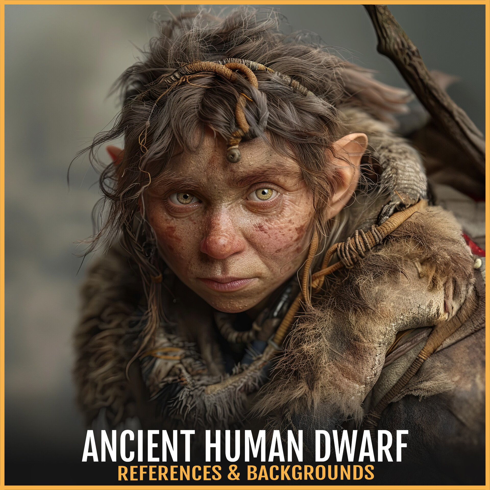 ArtStation - 606 ancient human dwarf