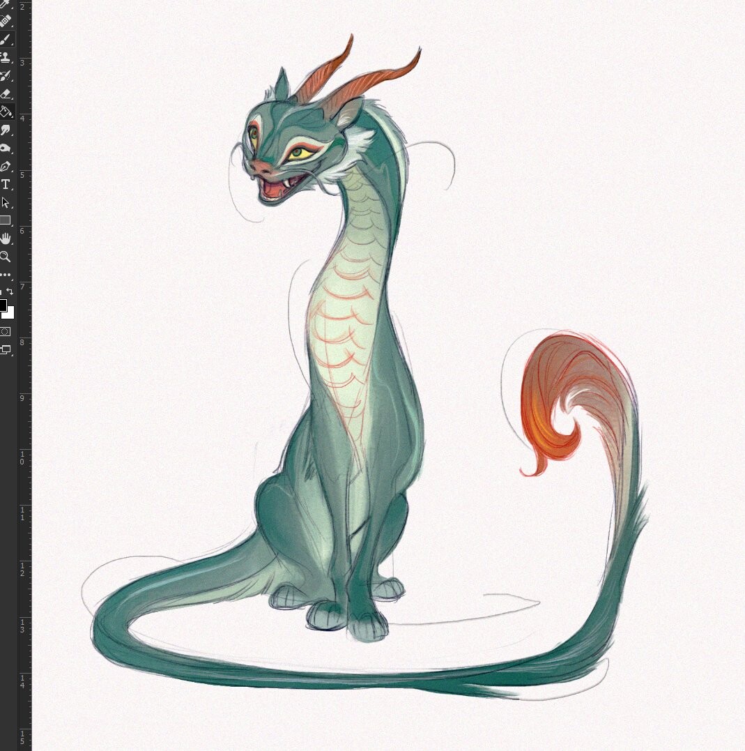 ArtStation - Baby dragons