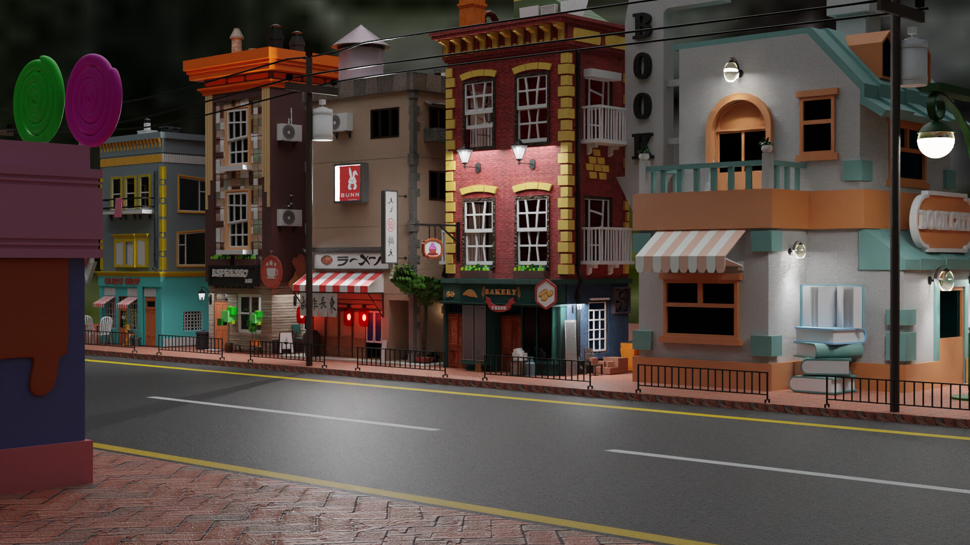 ArtStation - Low poly Building