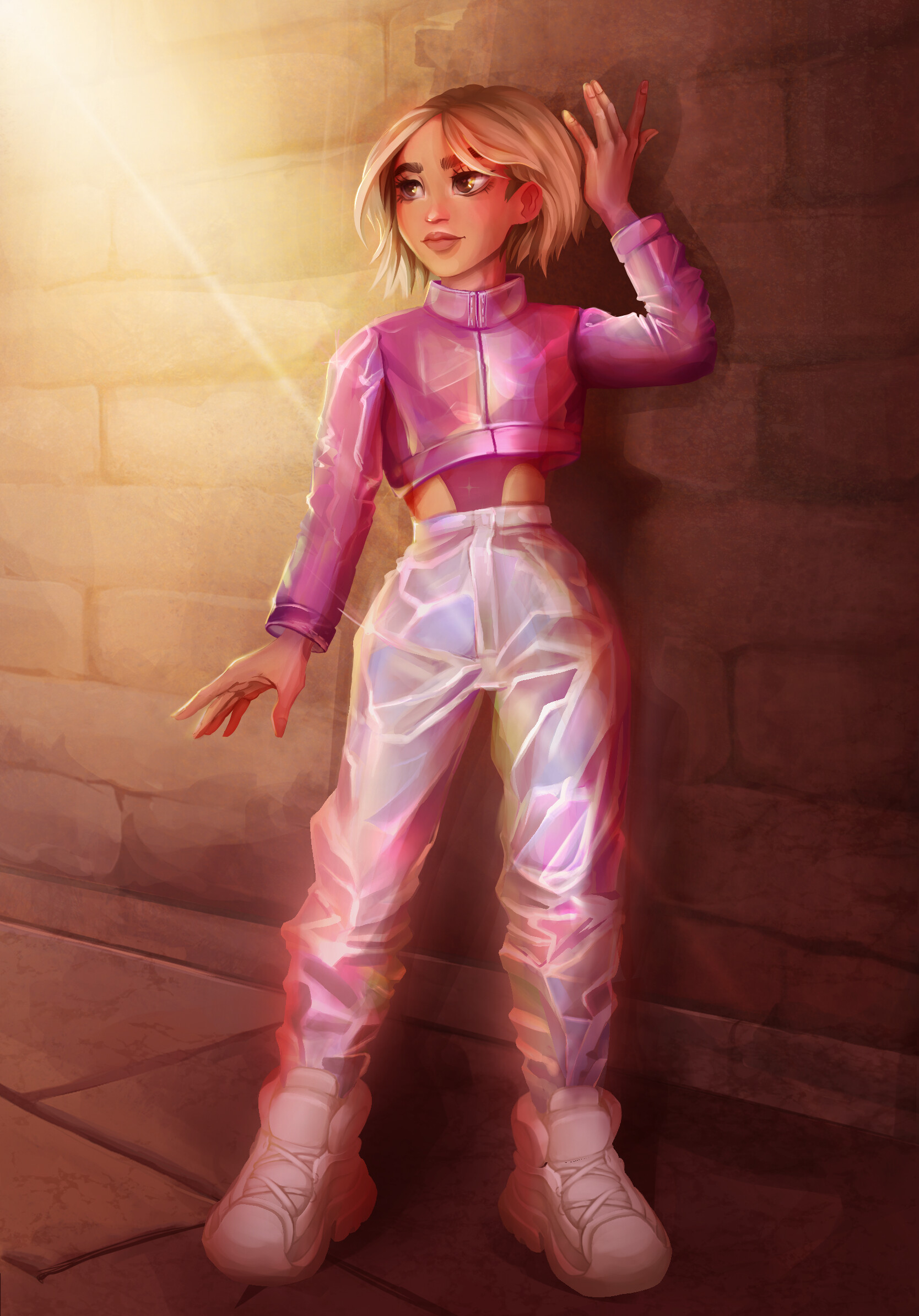 ArtStation - Holo Jacket Girl