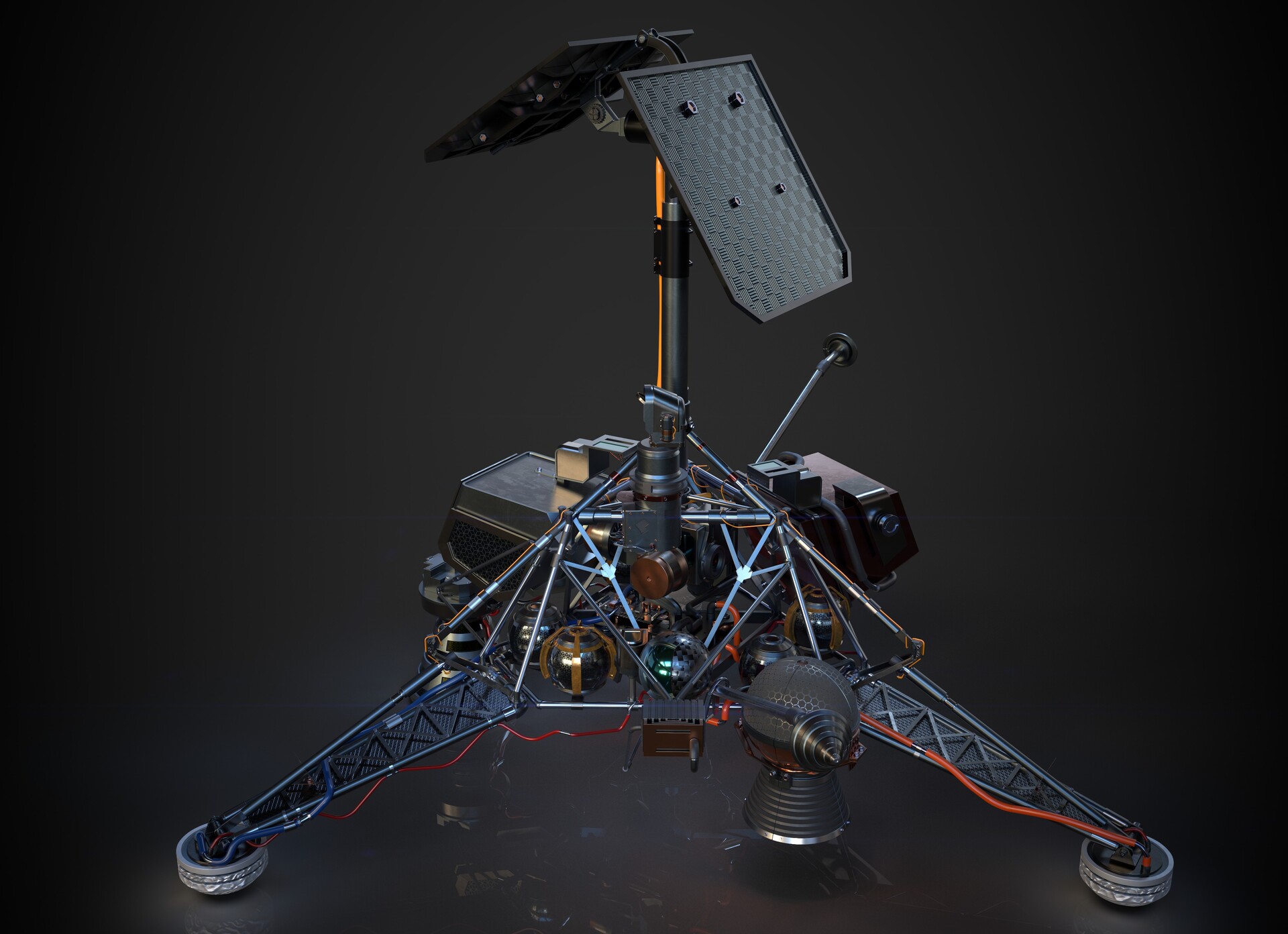 ArtStation - Surveyor 1 Lunar Lander