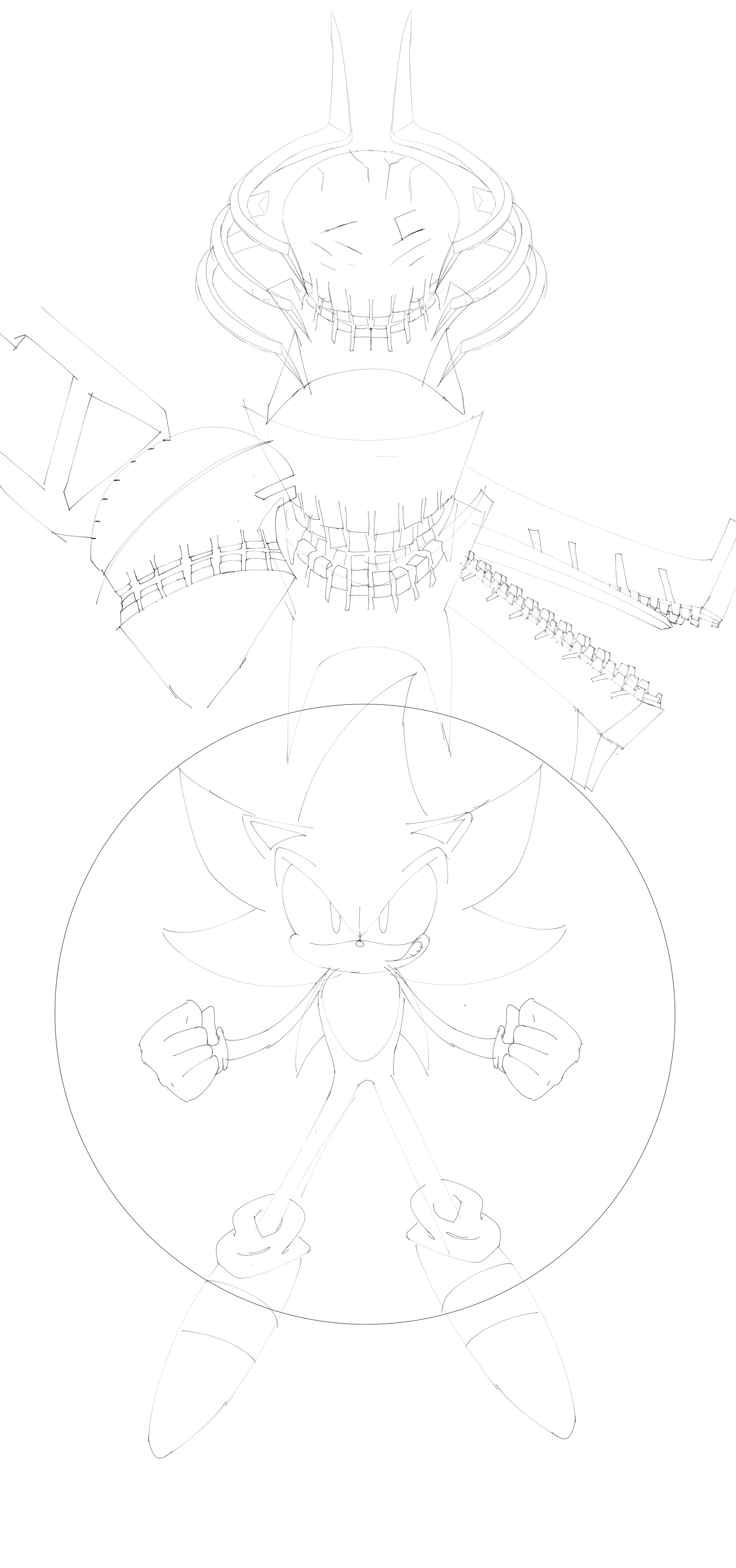 sonic frontiers coloring pages