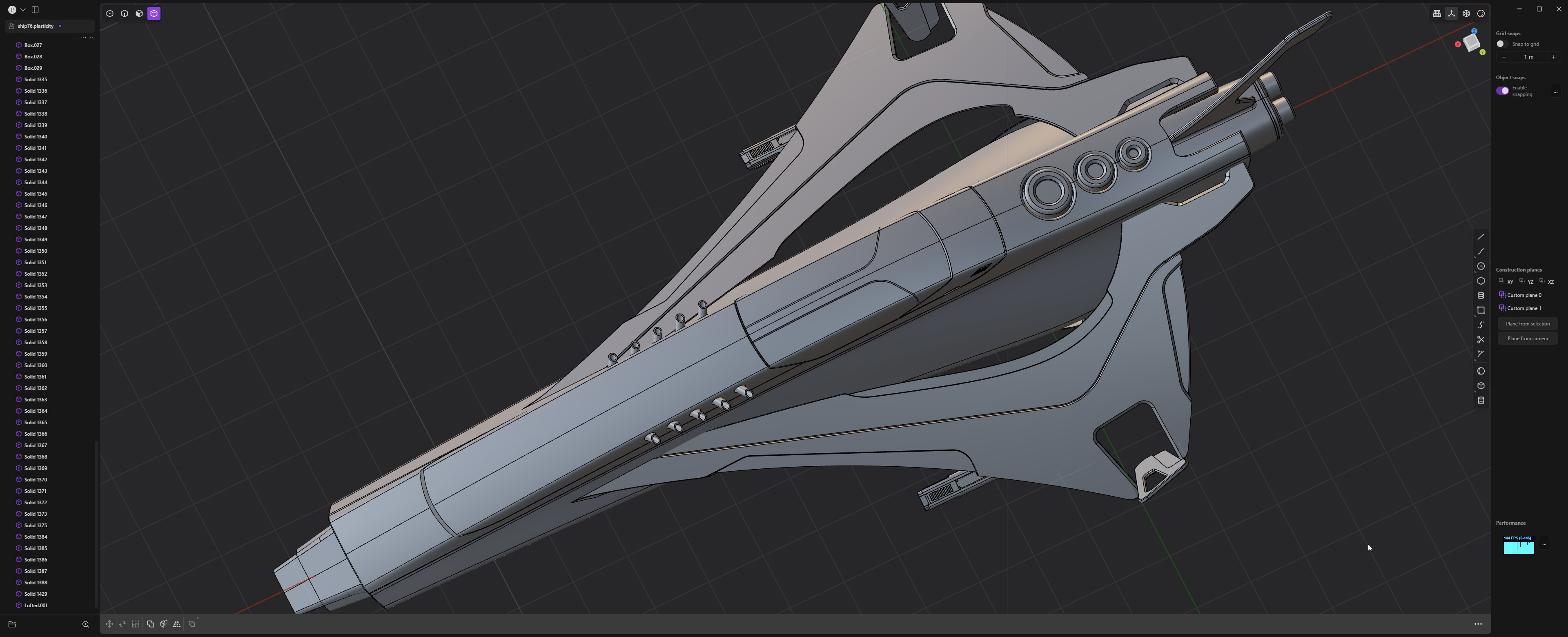 Ponte Ryuurui - Scifi Ship- concept