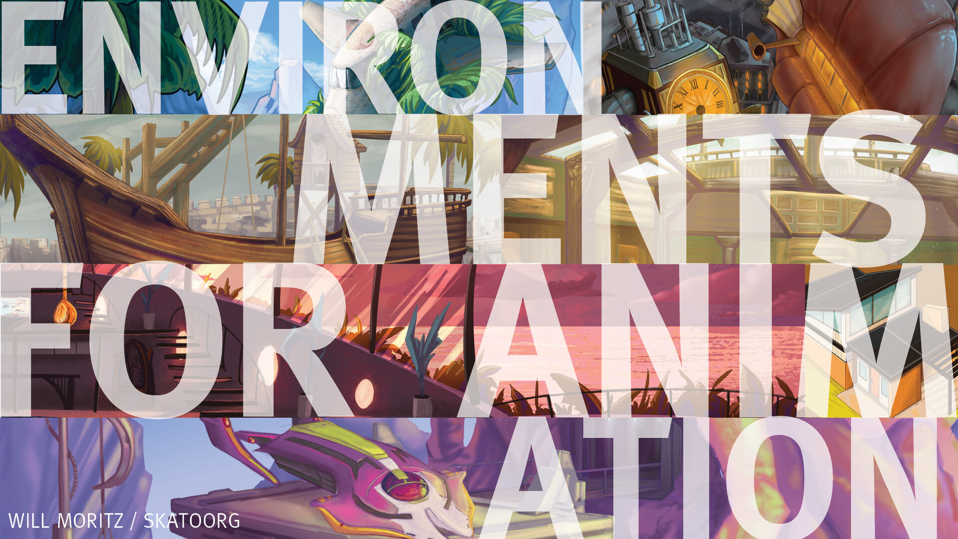 ArtStation - Environments for Animation Spring 2024