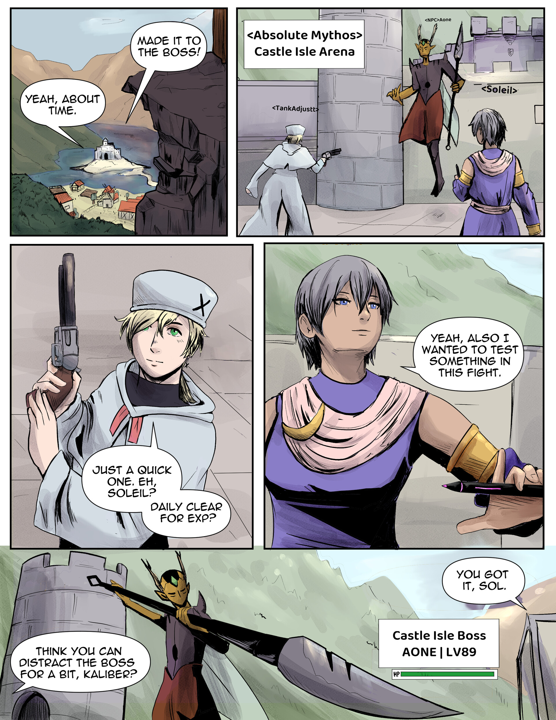 ArtStation - Thesis Comic: Absolute Mythos