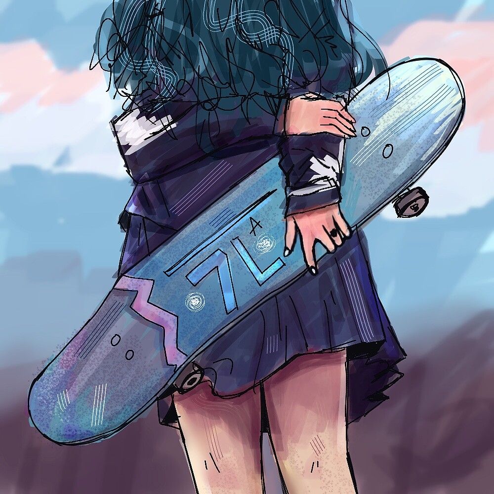 ArtStation - Skate Girl 🛹