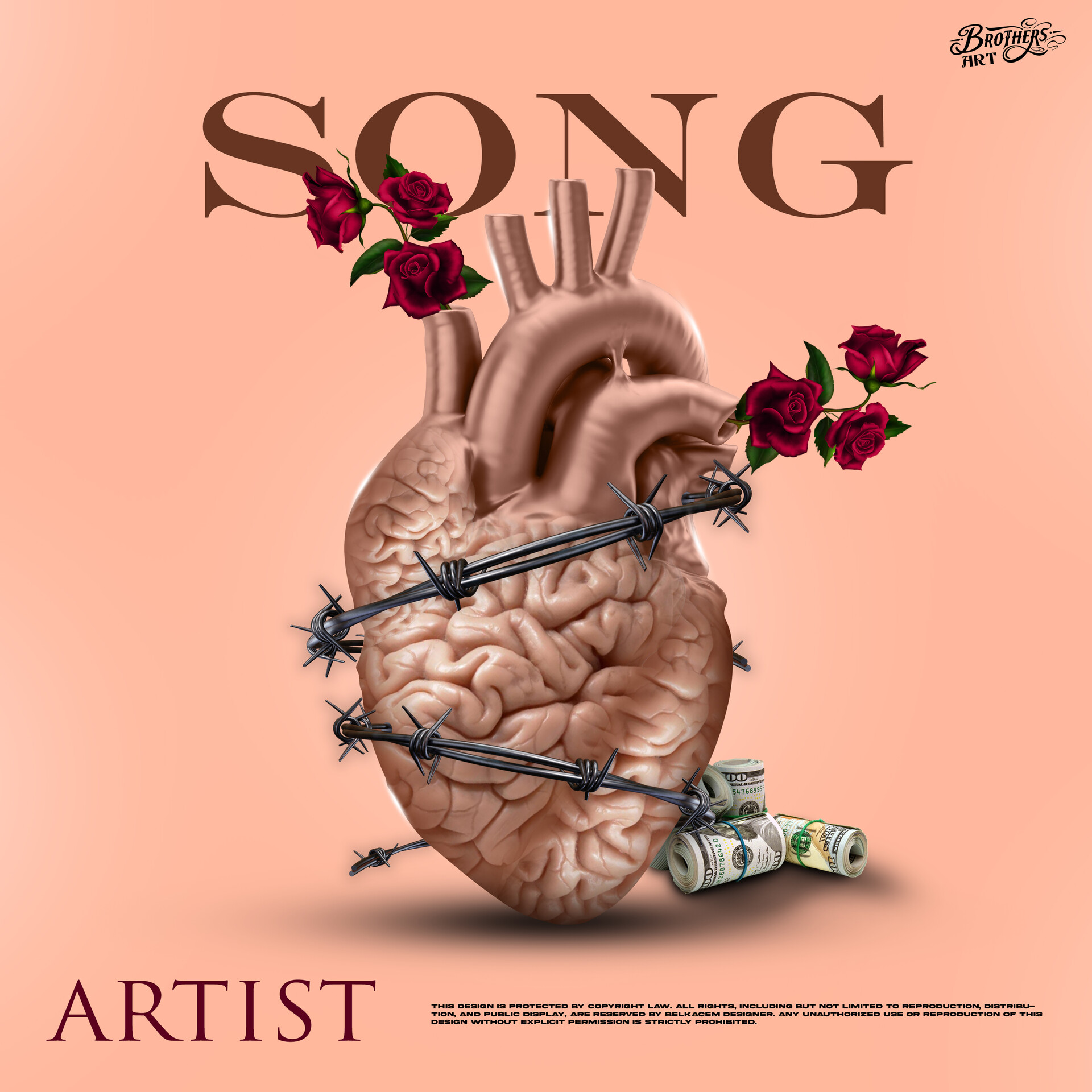 ArtStation - Heart mind cover artwork