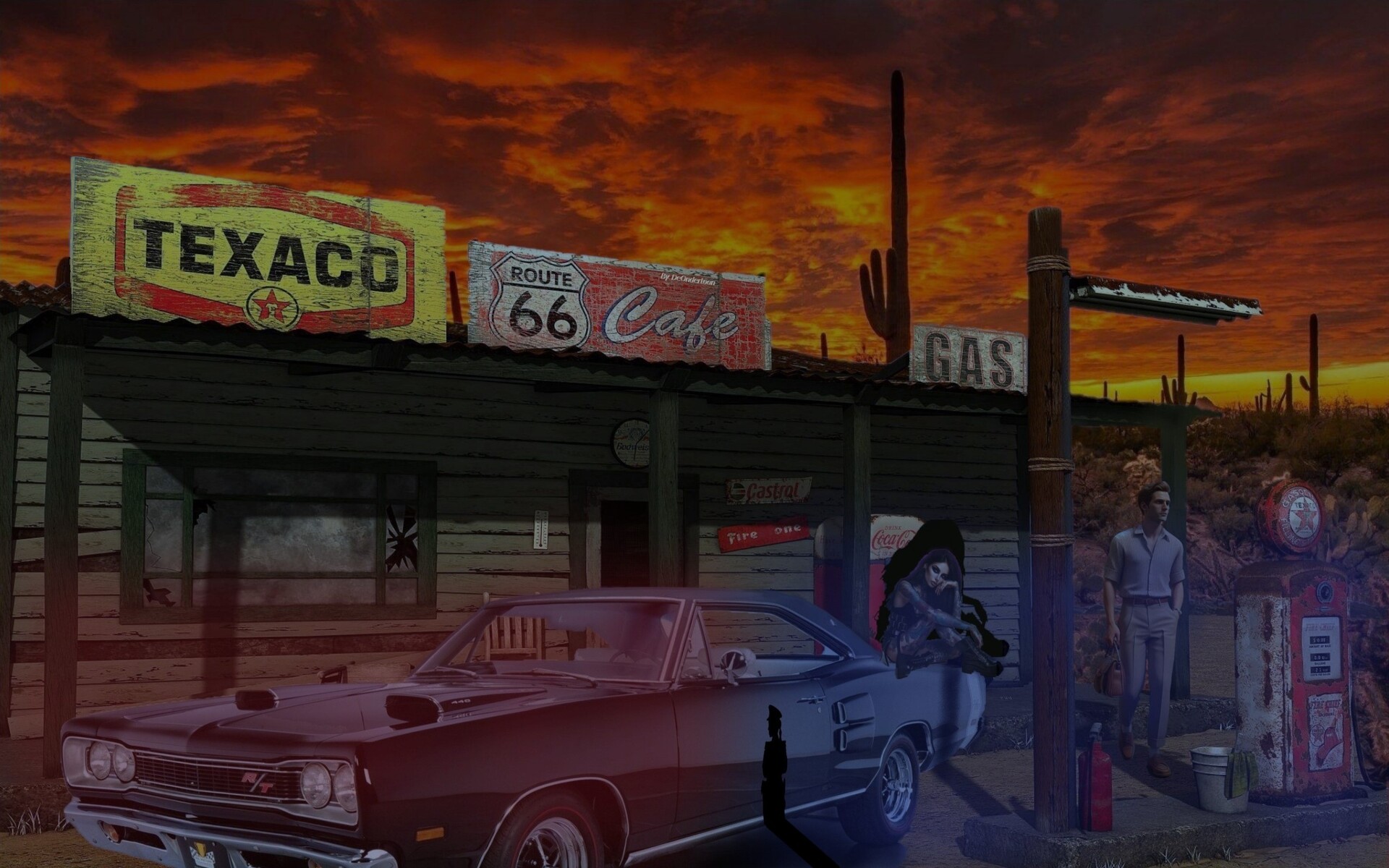 ArtStation - Concept Art Stories of a Redhead Drop-Dead BFF