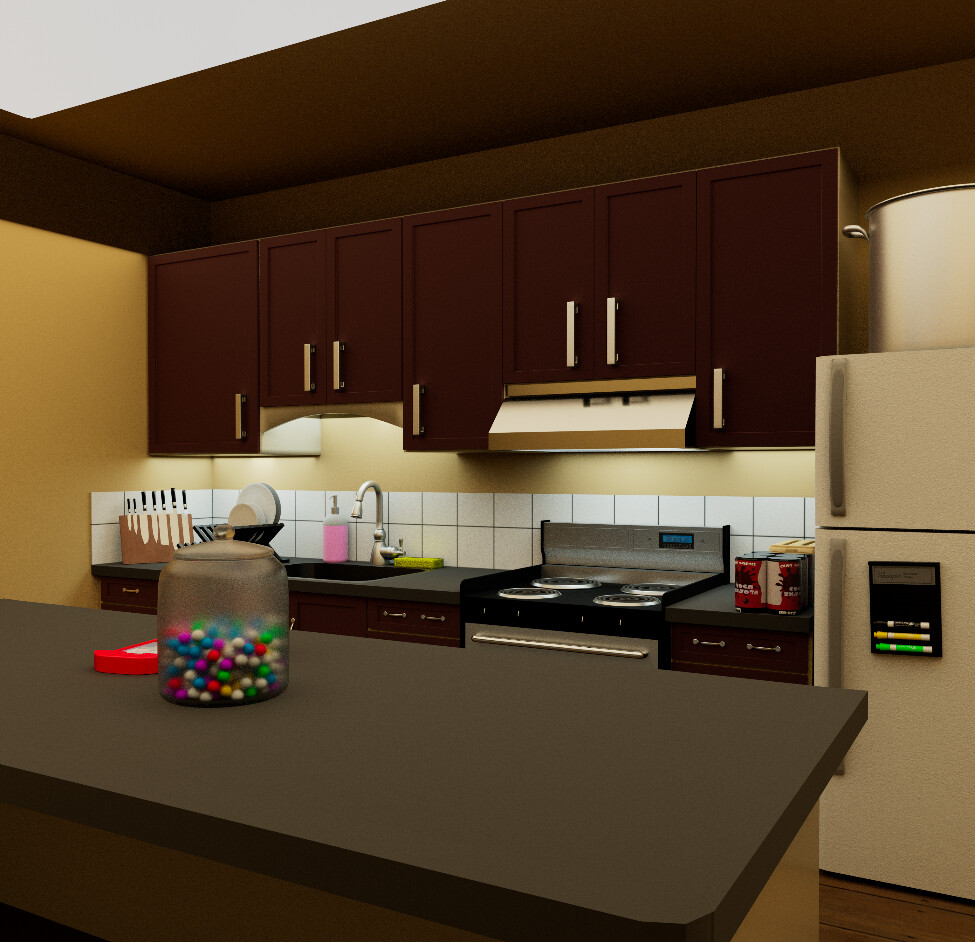 ArtStation - Kitchen Scene