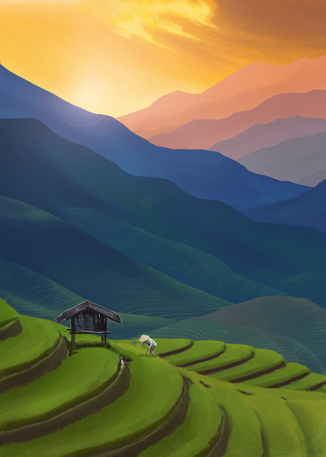 ArtStation - Landscape speedpaint 3