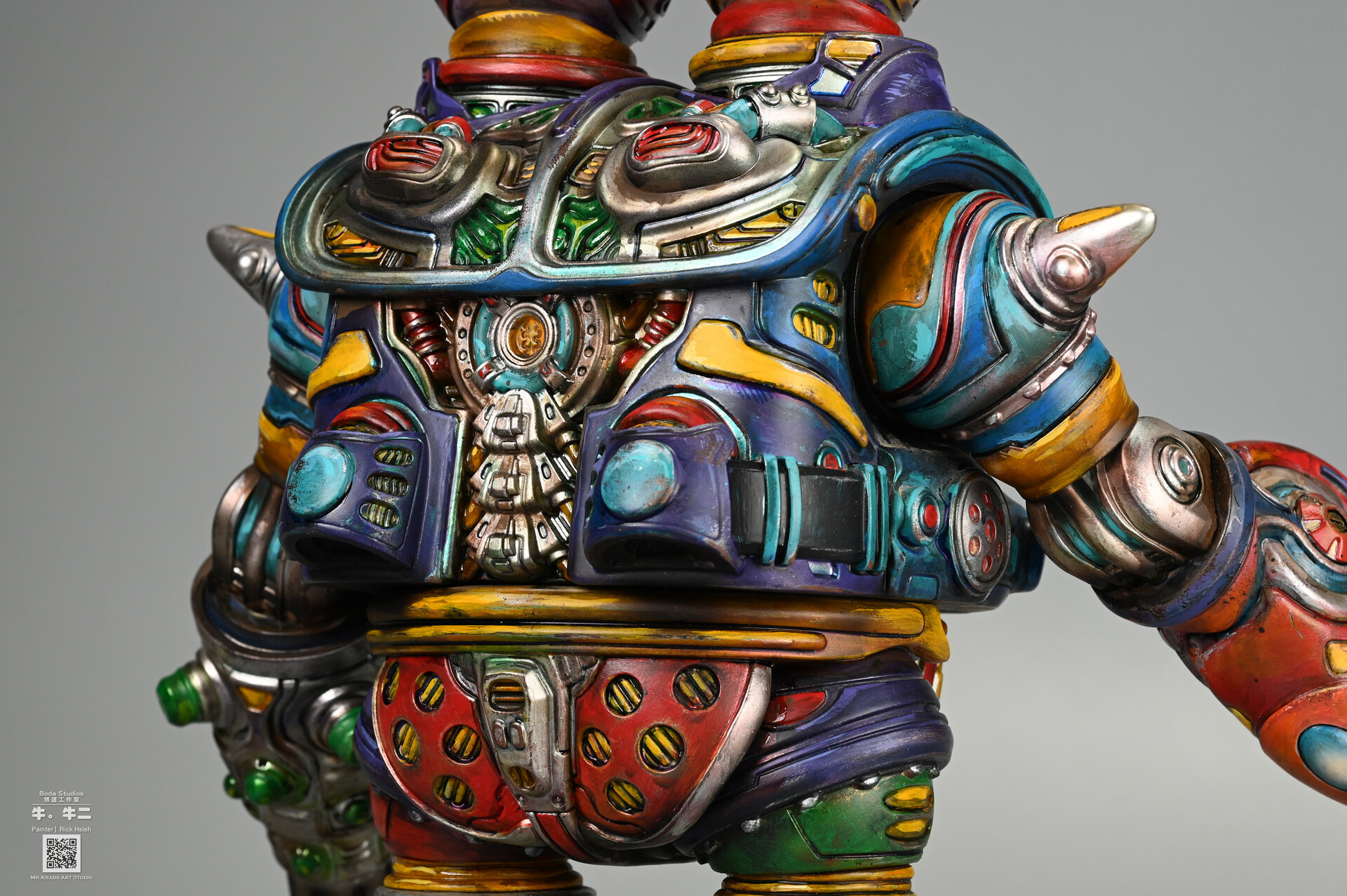 Krabs M.Art x 蟹佬模研漆藝所 - Boda Studios 博達工作室 牛。牛二 塗裝 蟹佬