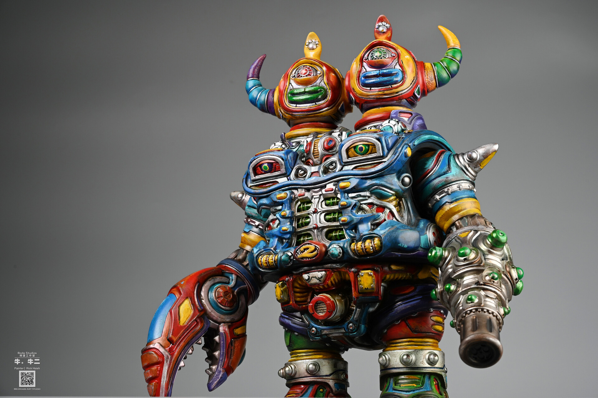 Krabs M.Art x 蟹佬模研漆藝所 - Boda Studios 博達工作室 牛。牛二 塗裝 蟹佬