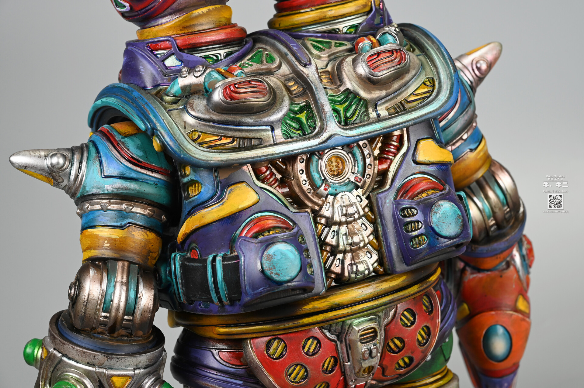 Krabs M.Art x 蟹佬模研漆藝所 - Boda Studios 博達工作室 牛。牛二 塗裝 蟹佬