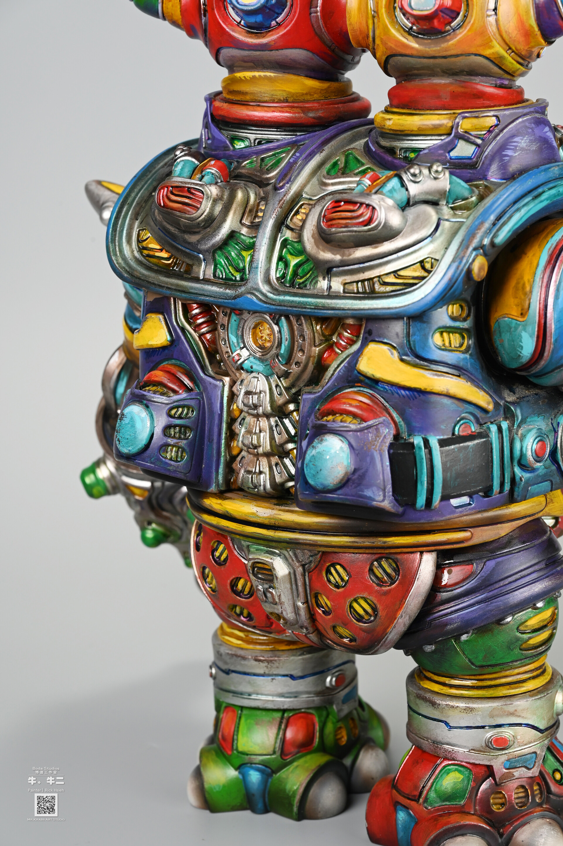 Krabs M.Art x 蟹佬模研漆藝所 - Boda Studios 博達工作室 牛。牛二 塗裝 蟹佬