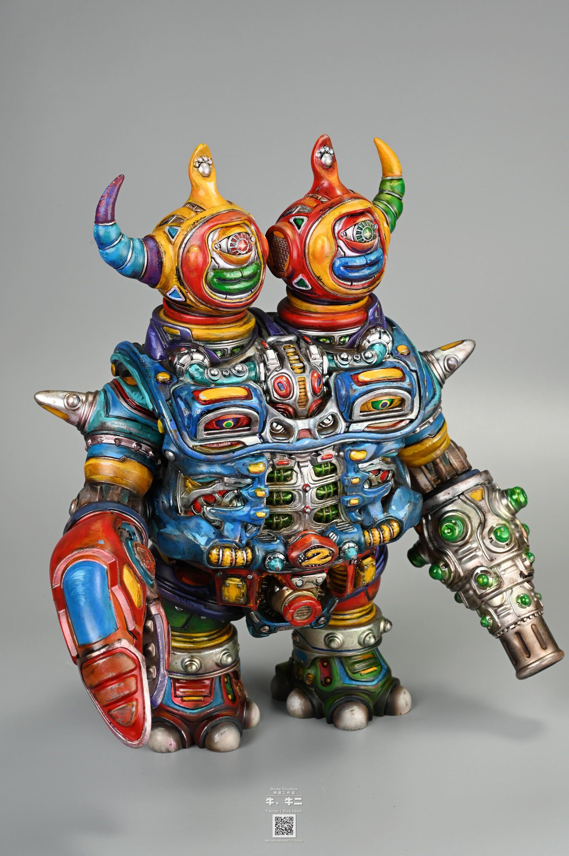 Krabs M.Art x 蟹佬模研漆藝所 - Boda Studios 博達工作室 牛。牛二 塗裝 蟹佬