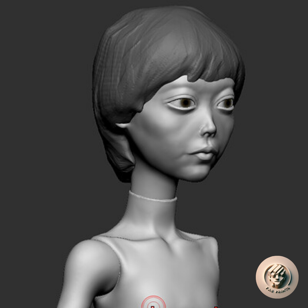 ArtStation - bjd character of a female