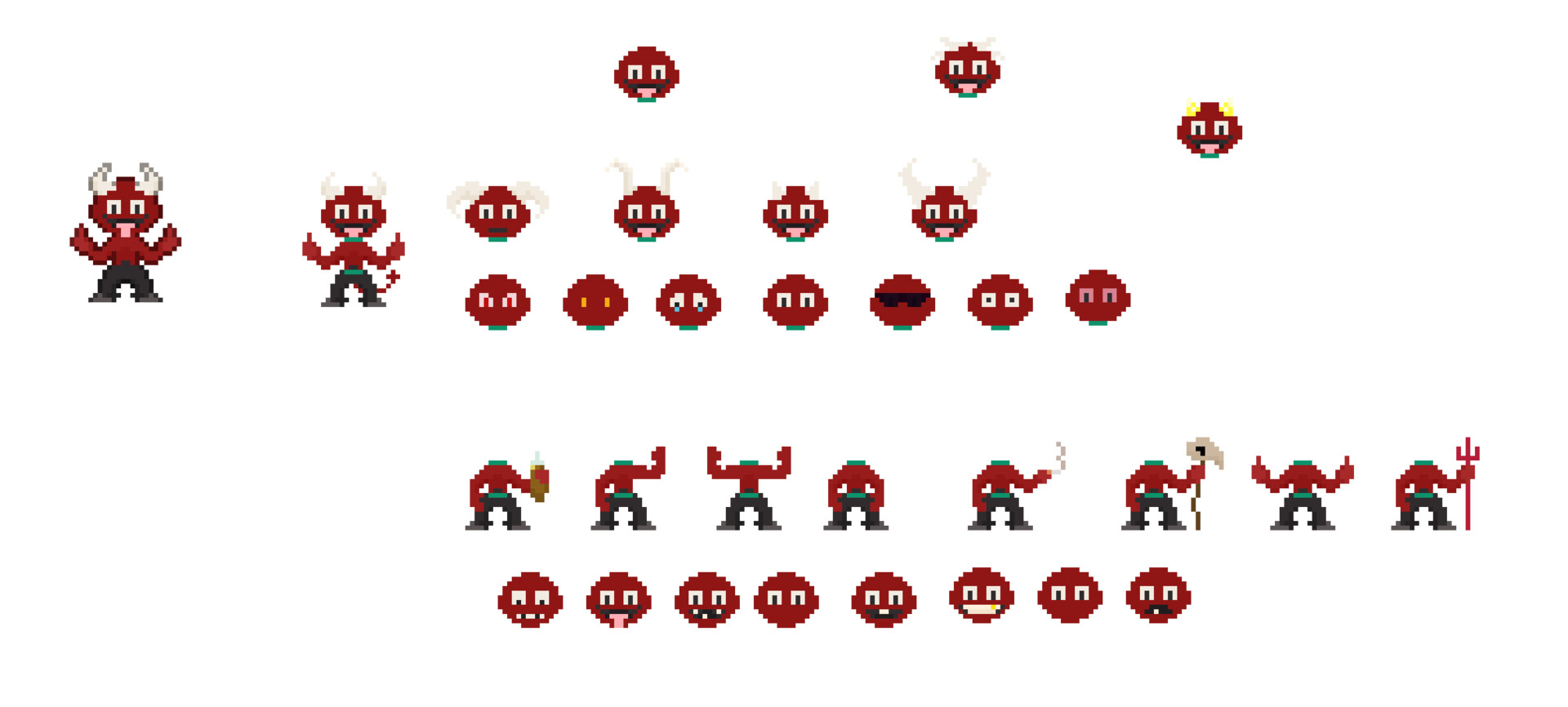 ArtStation - Unused Devil project assets