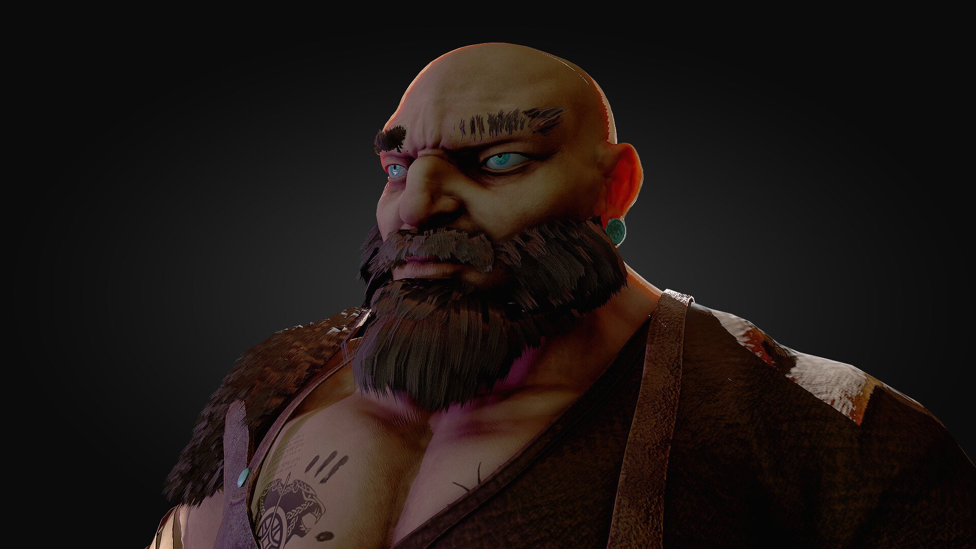 ArtStation - Witcher inspired Tanner Dwarf character