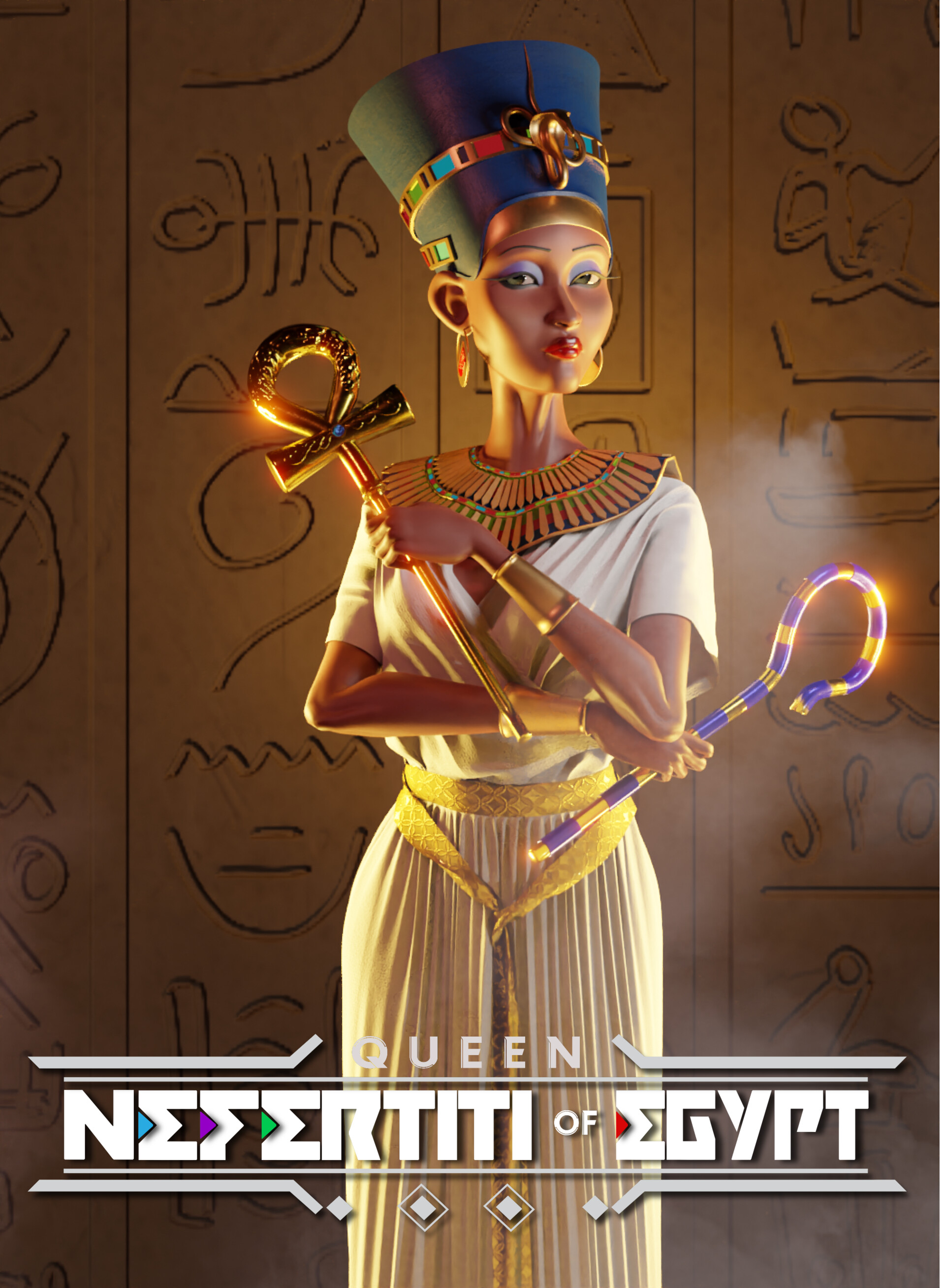 ArtStation - Queen Nefertiti Of Egypt 3D
