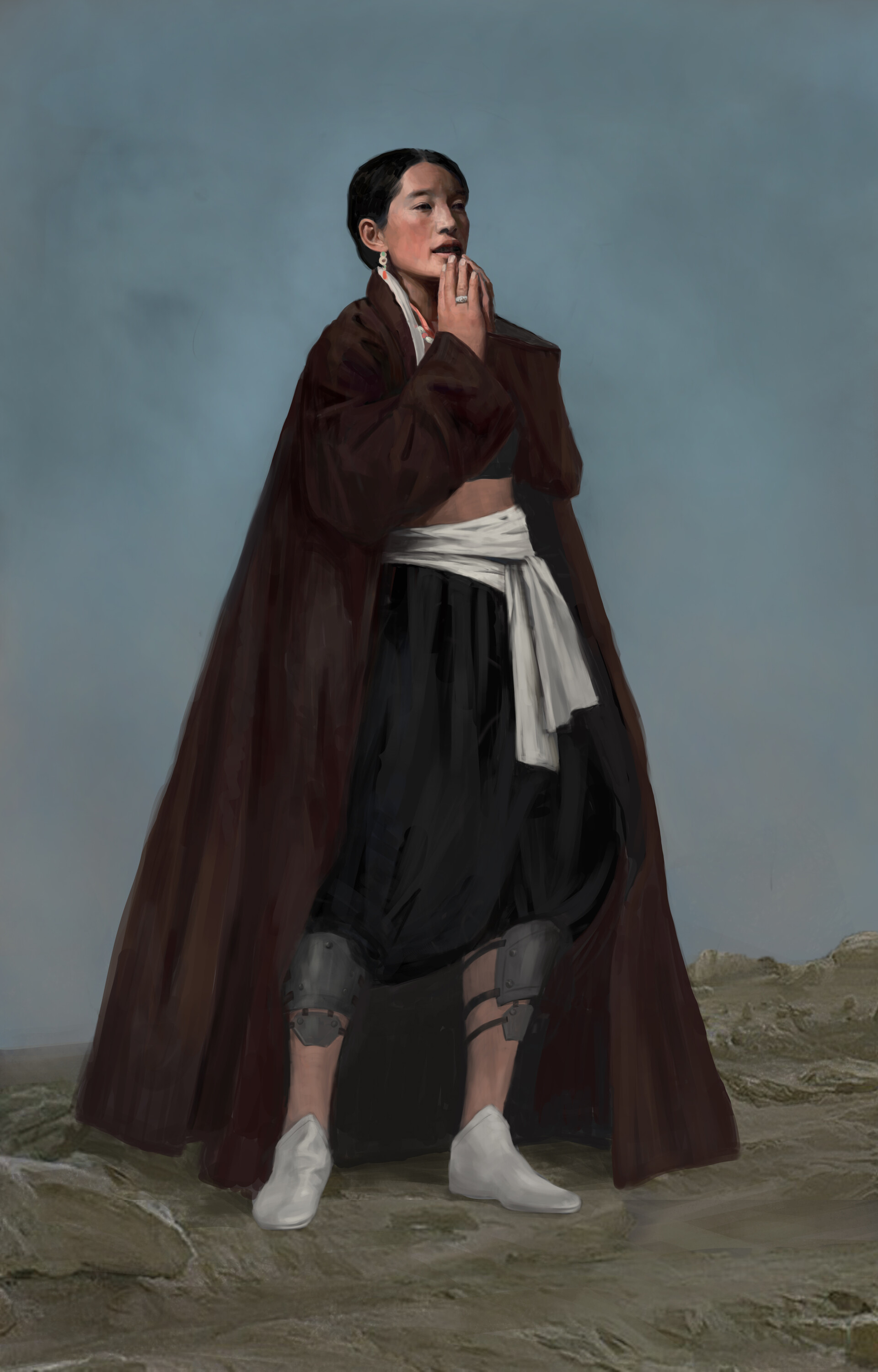 ArtStation - Tibetan girl