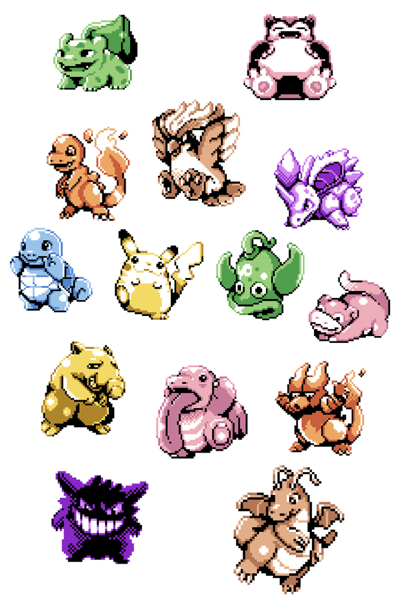 ArtStation - Pokémon Sprites