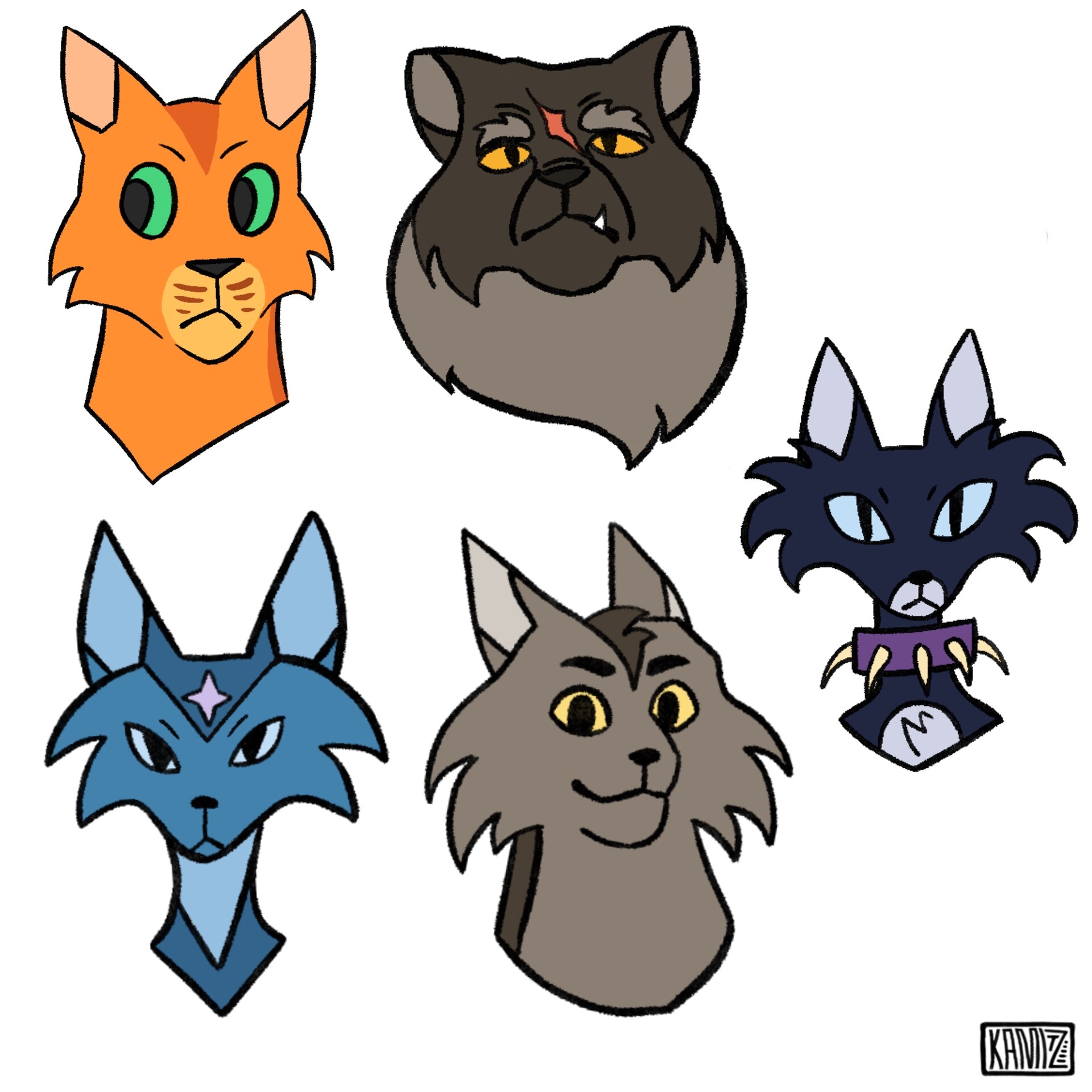 ArtStation - Warrior Cats character designs -21