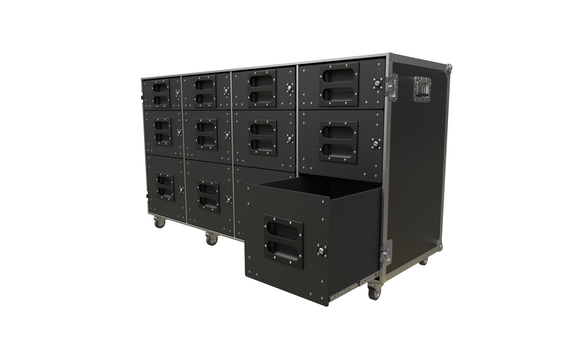 ArtStation - Flight Case Roll Cabinet With Lockable Draws