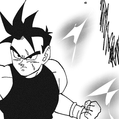 future goten drawing